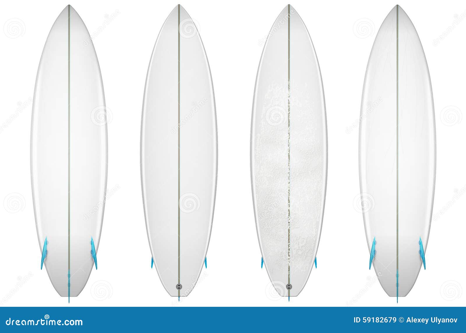 Clear Short Surfboard and Surfboard with Wax Stock Image - Image of ...