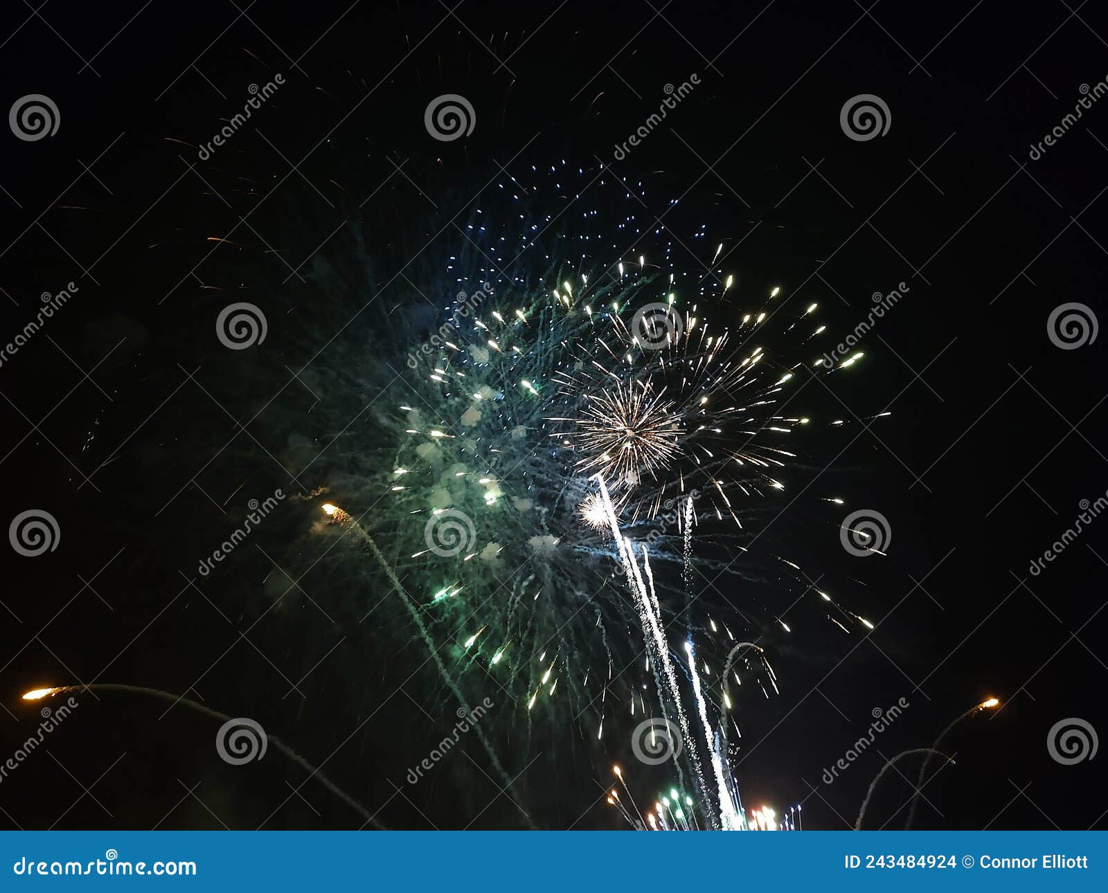 Clear shot fireworks stock photo. Image of person, darkness - 243484924