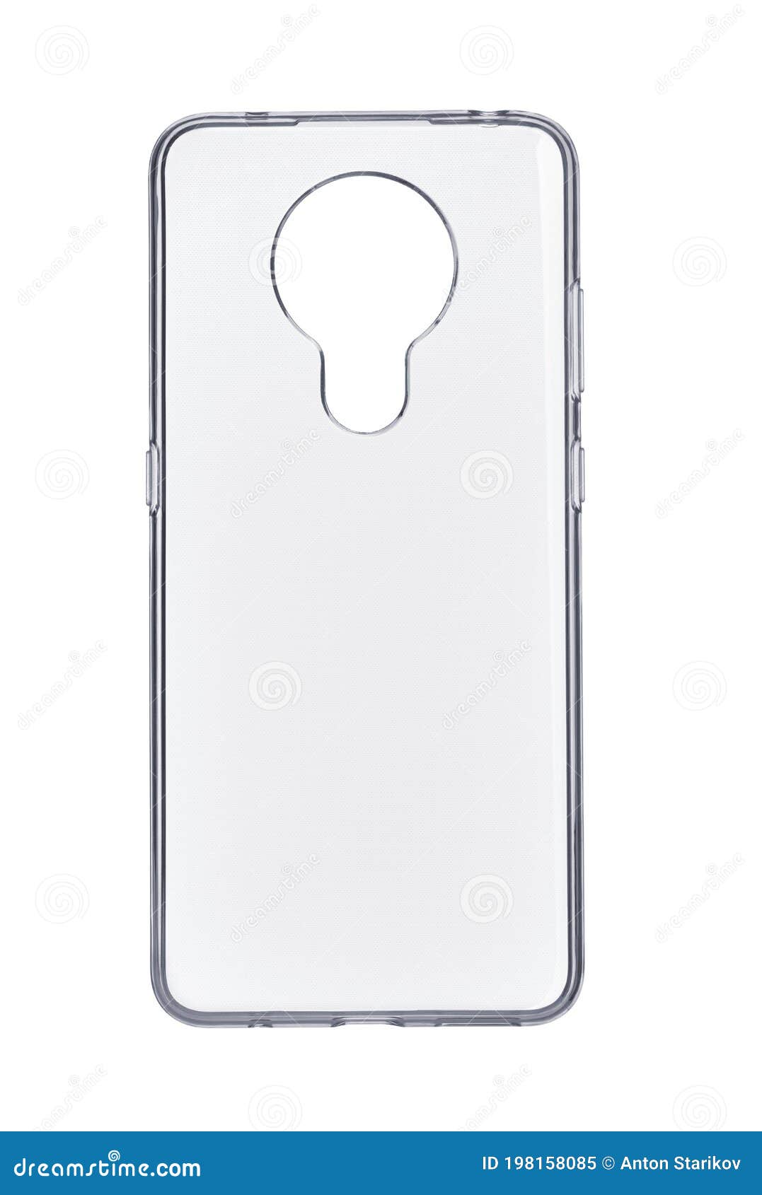 Clear Silicone Smartphone Case Stock Image - Image of cellphone, bumper ...