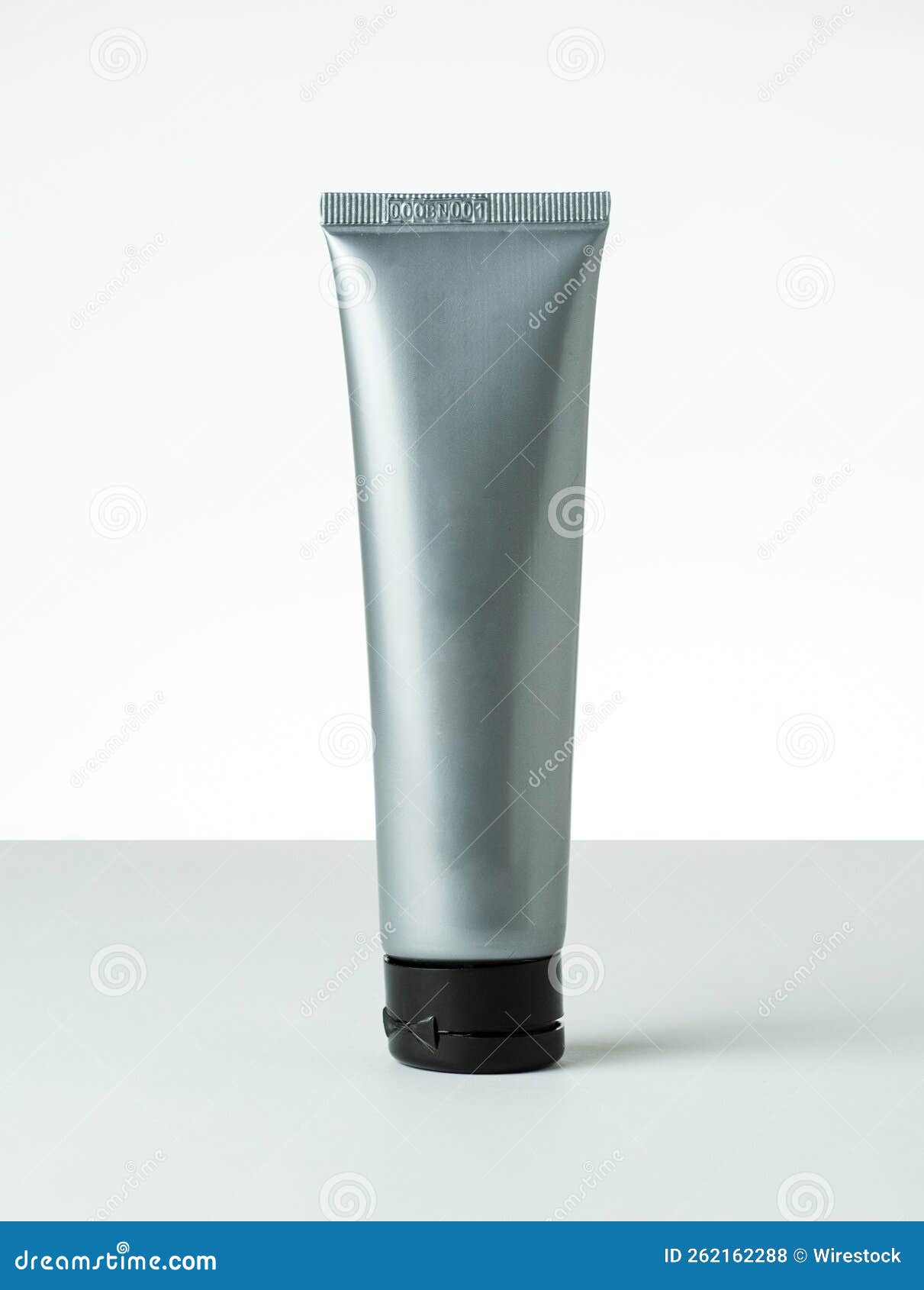 Silver Cosmetics Bottle on a White Background Editorial Stock Photo ...