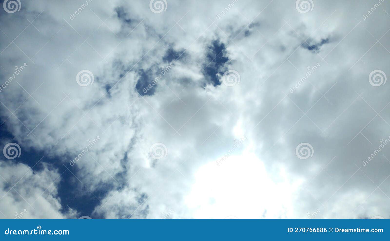 Clear Skies and Clean Clouds Free from Environmental Pollution Stock ...