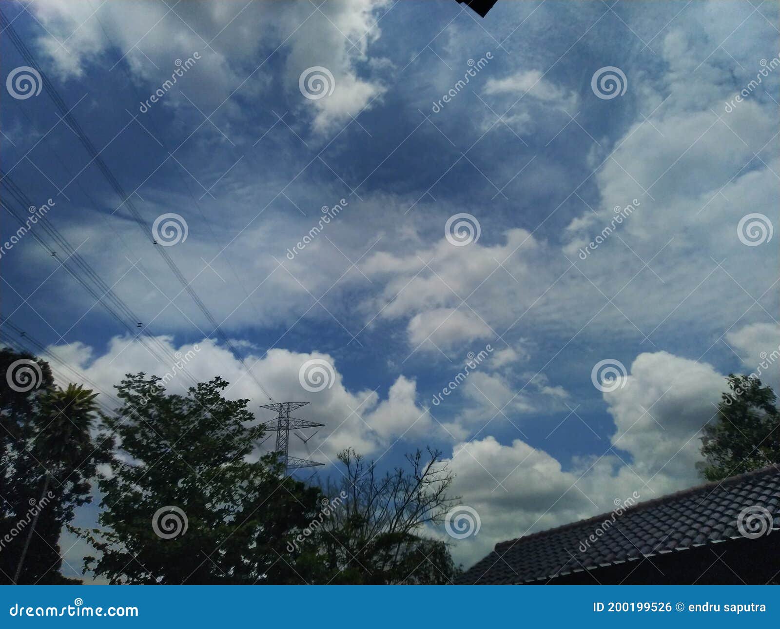 Clear Skies Clear Weather in Stock Photo - Image of weather, blue ...