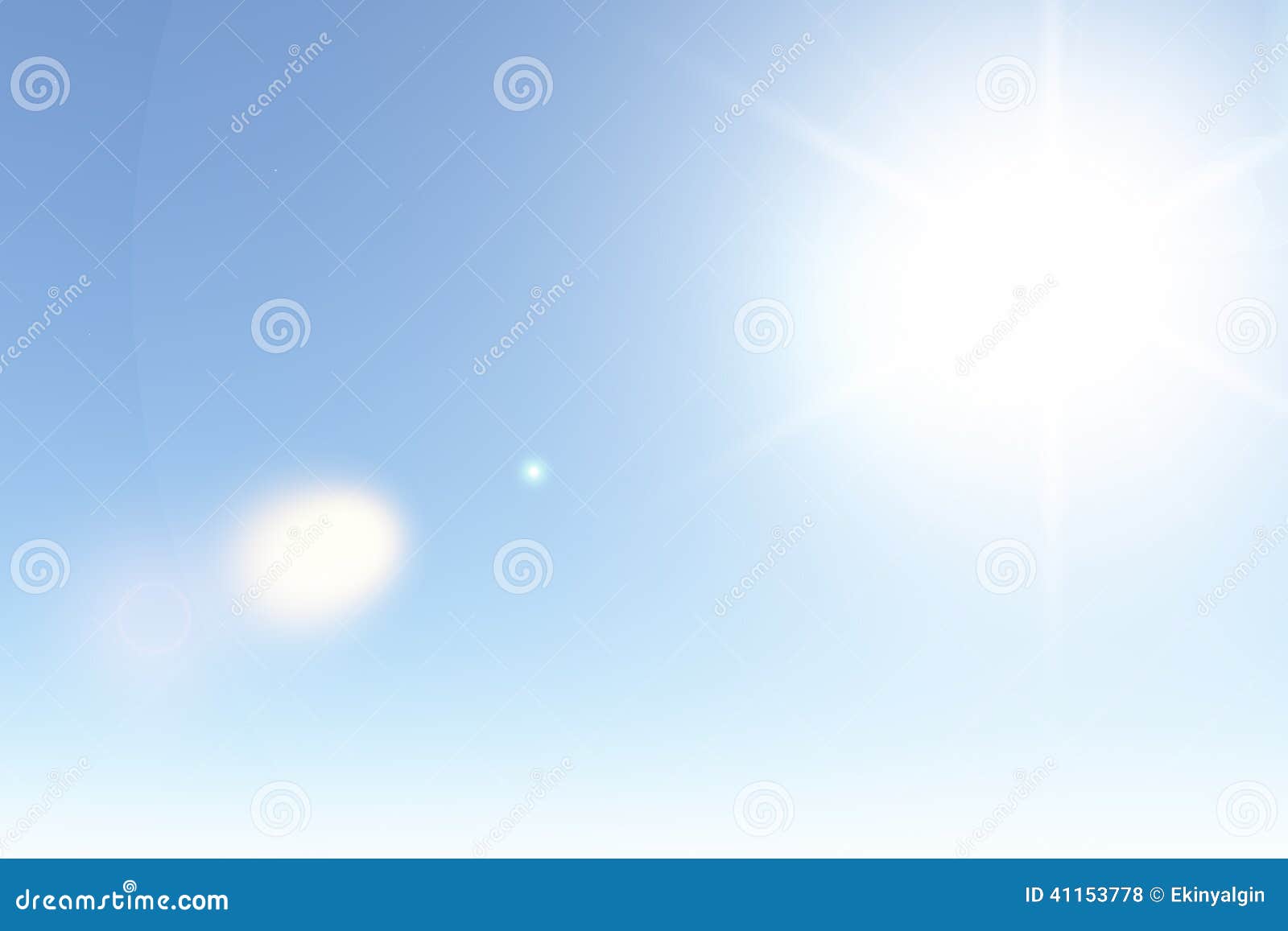 Clear Sunny Sky in Summer stock photo. Image of natural - 41153778