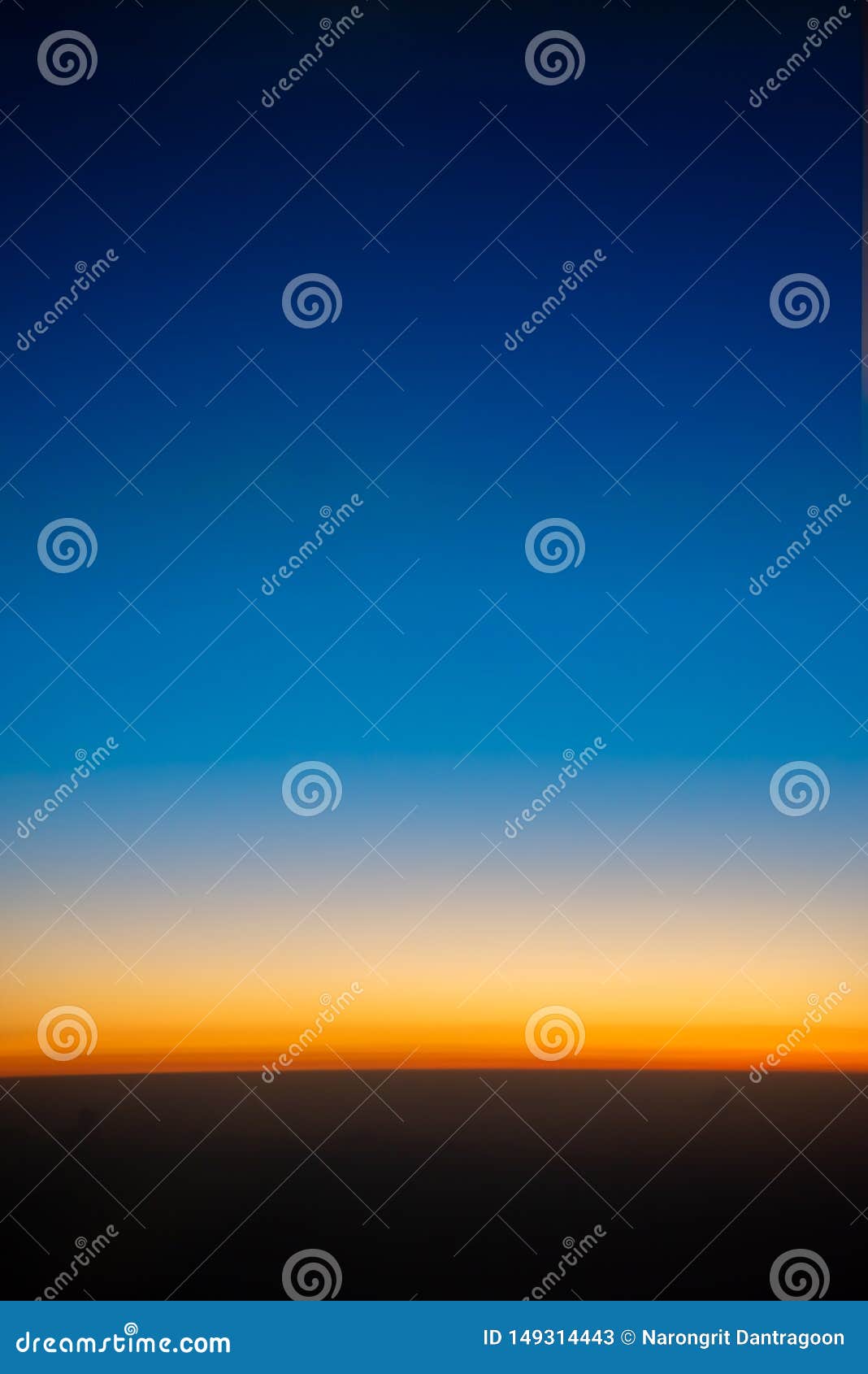 Clear Sunset Sky for Background Stock Image - Image of season, outdoor ...