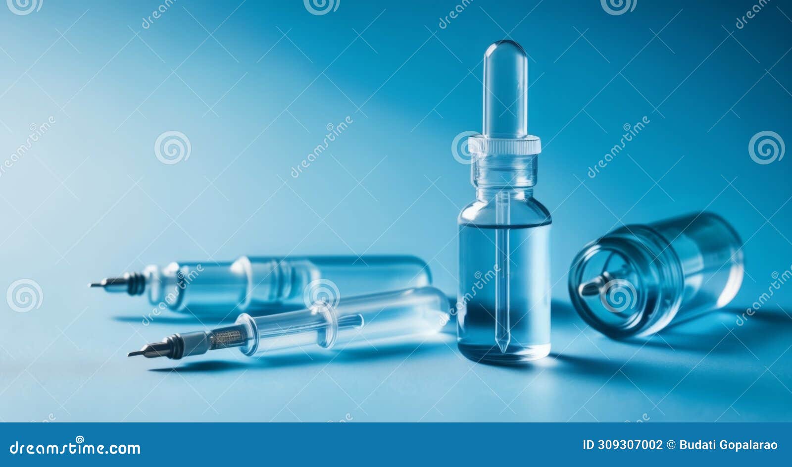 Clear Syringes with Needle Tips, Ready for Use Stock Illustration ...