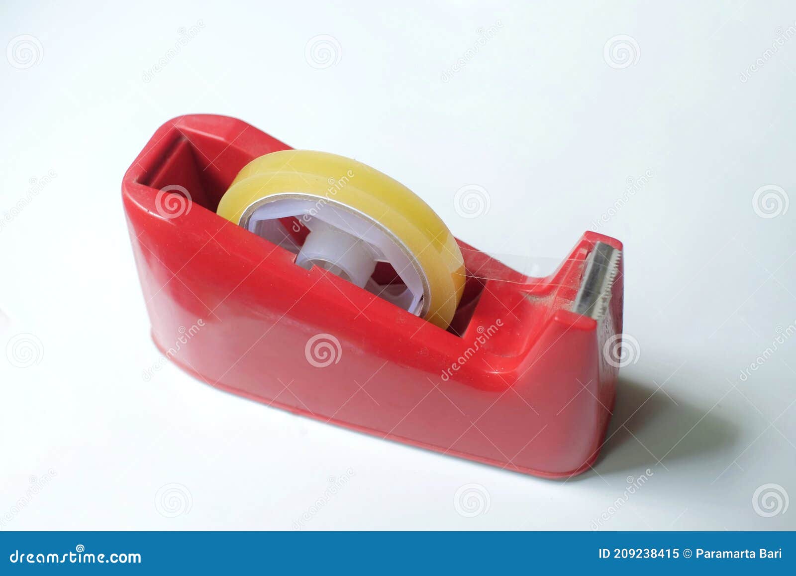 Clear tape for paper stock image. Image of object, education - 209238415