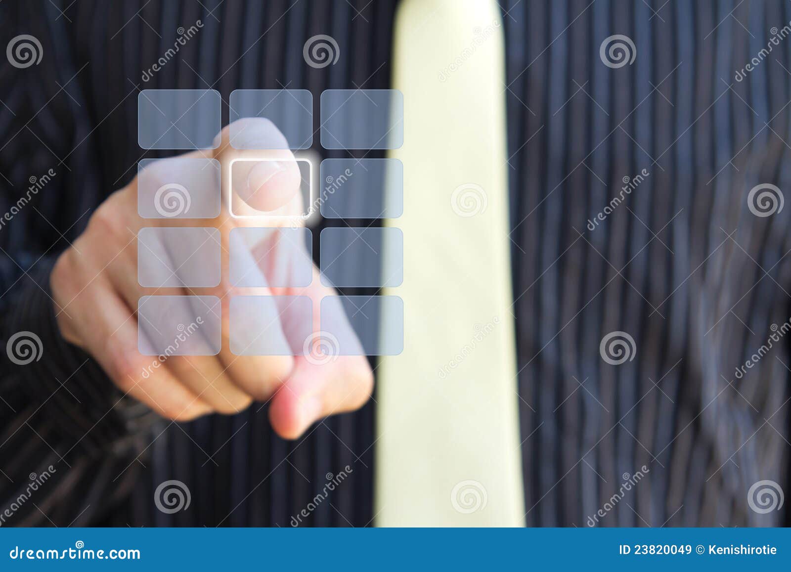 Clear Touch Screen Keypad and Hand Stock Image - Image of ...