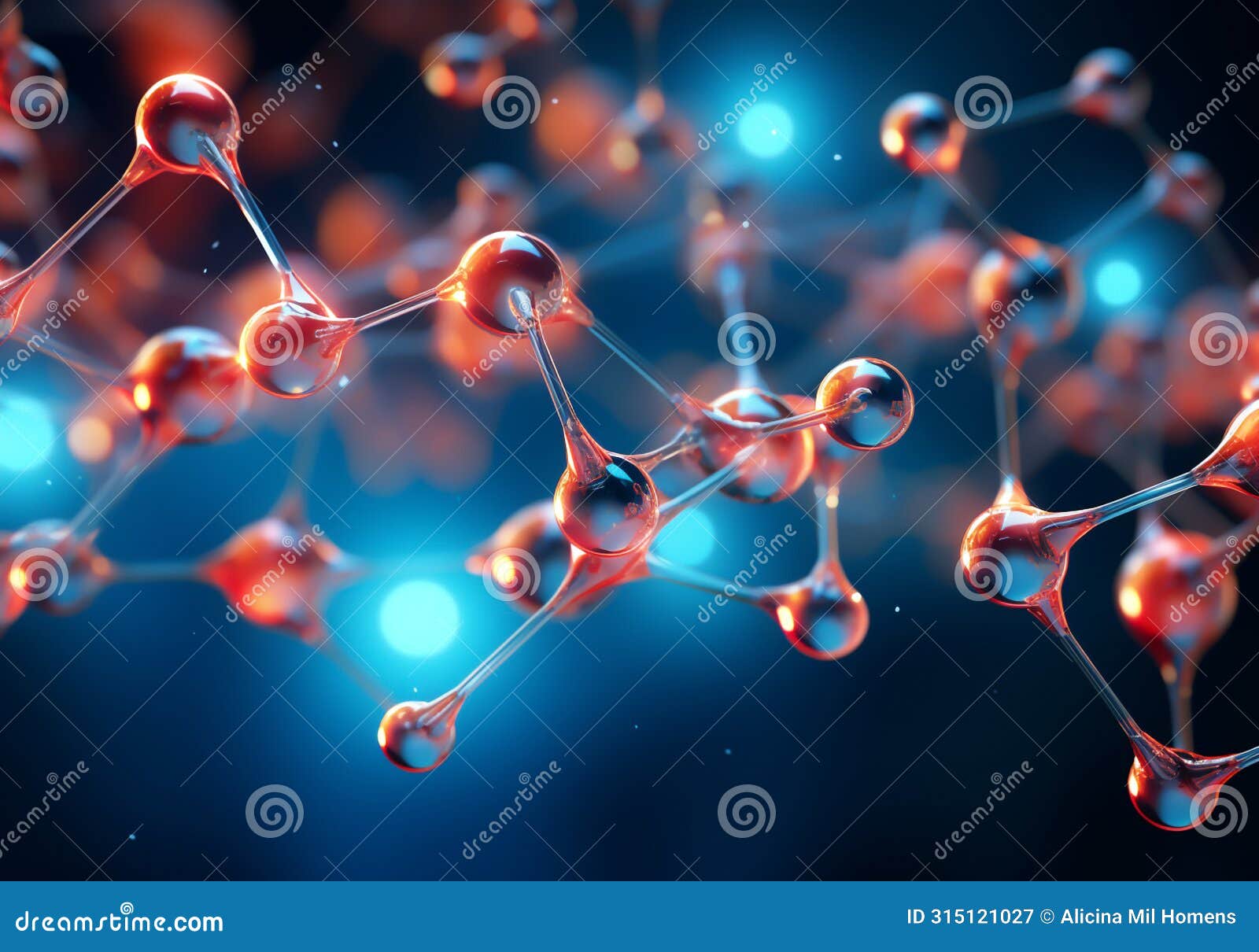 Clear and Transparent Abstract Background with Bubbles, Water Molecule ...