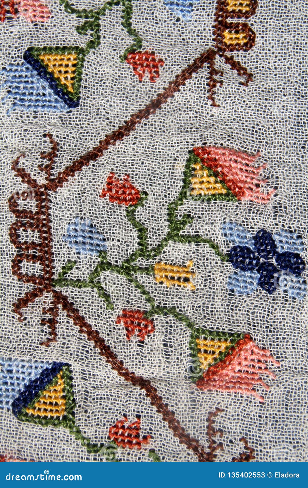 Turkish Embroidery Pattern As Background Stock Image - Image of ...