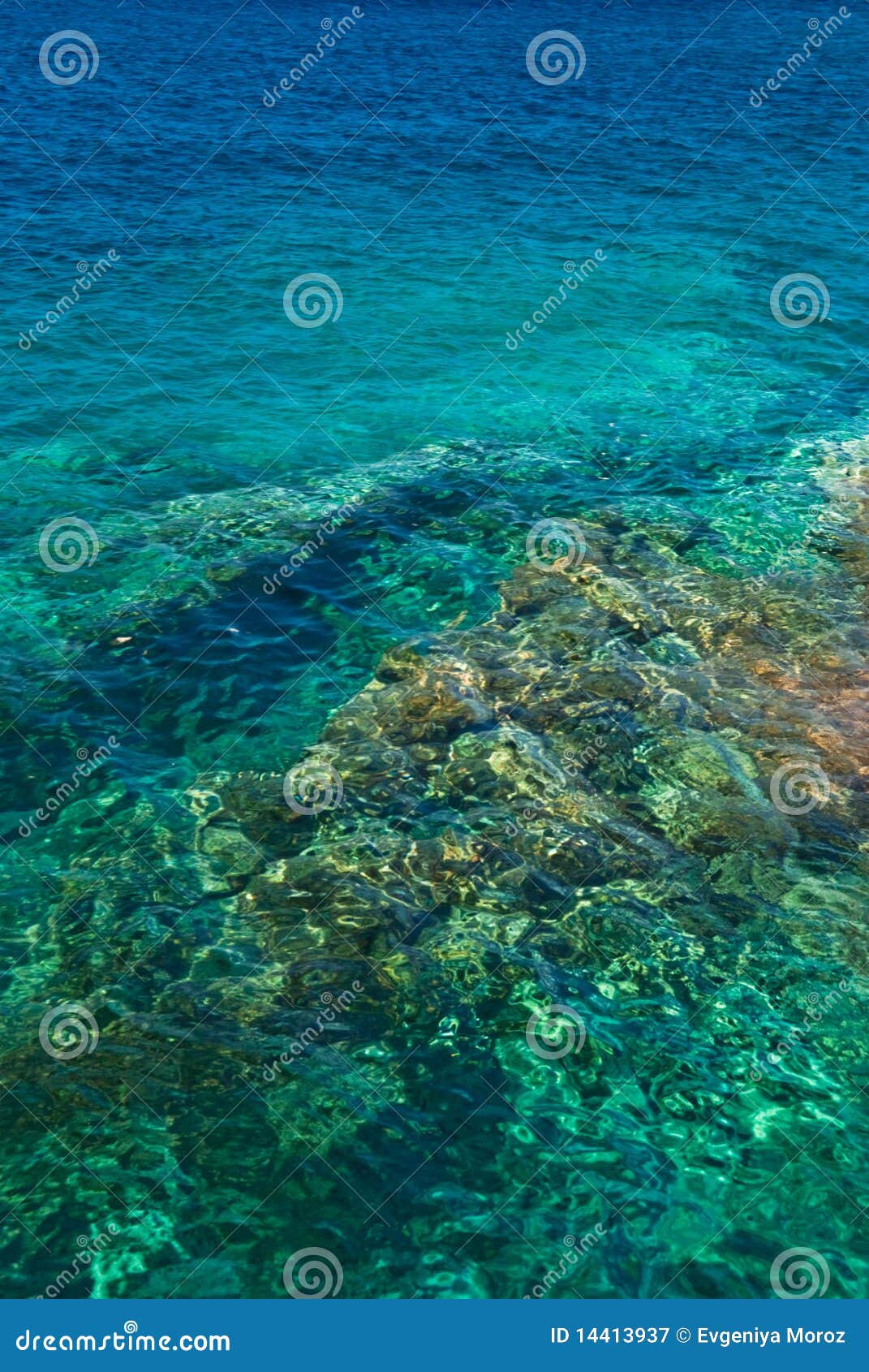 Clear turquoise sea water stock image. Image of escape - 14413937
