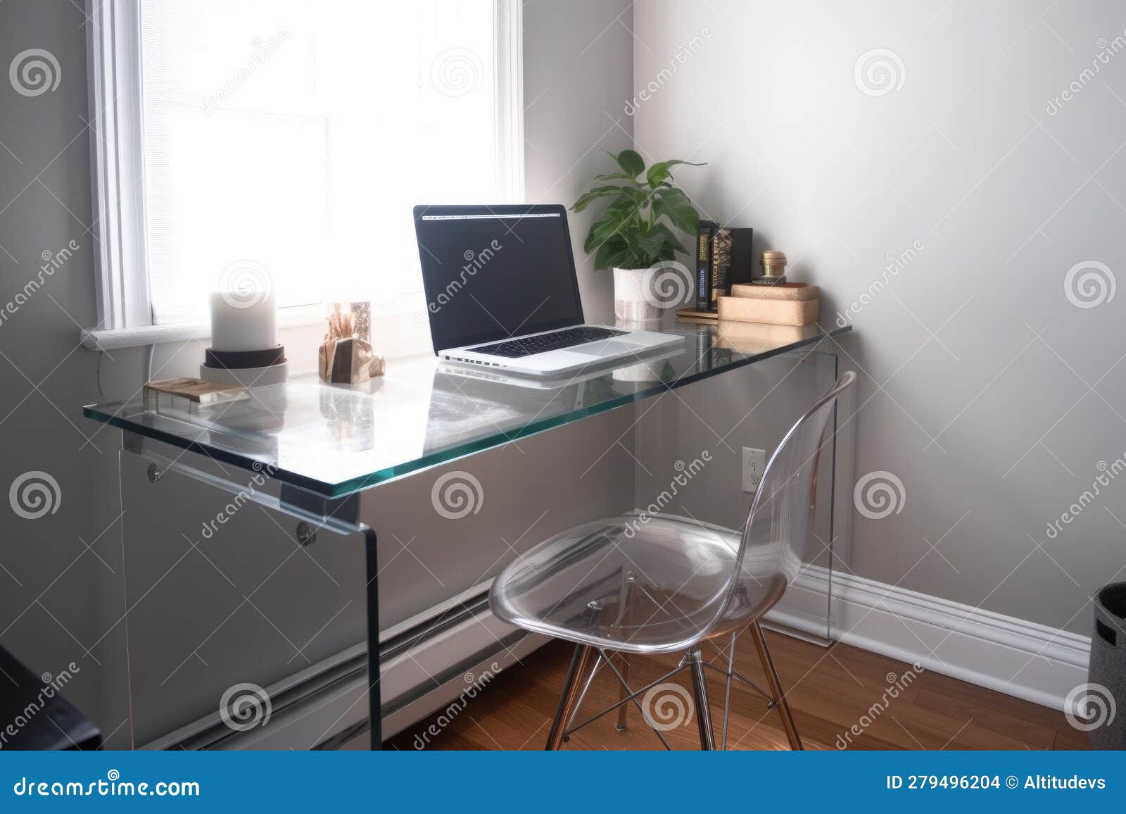 Clear and Uncluttered Desk, Perfect for Getting Work Done Stock ...