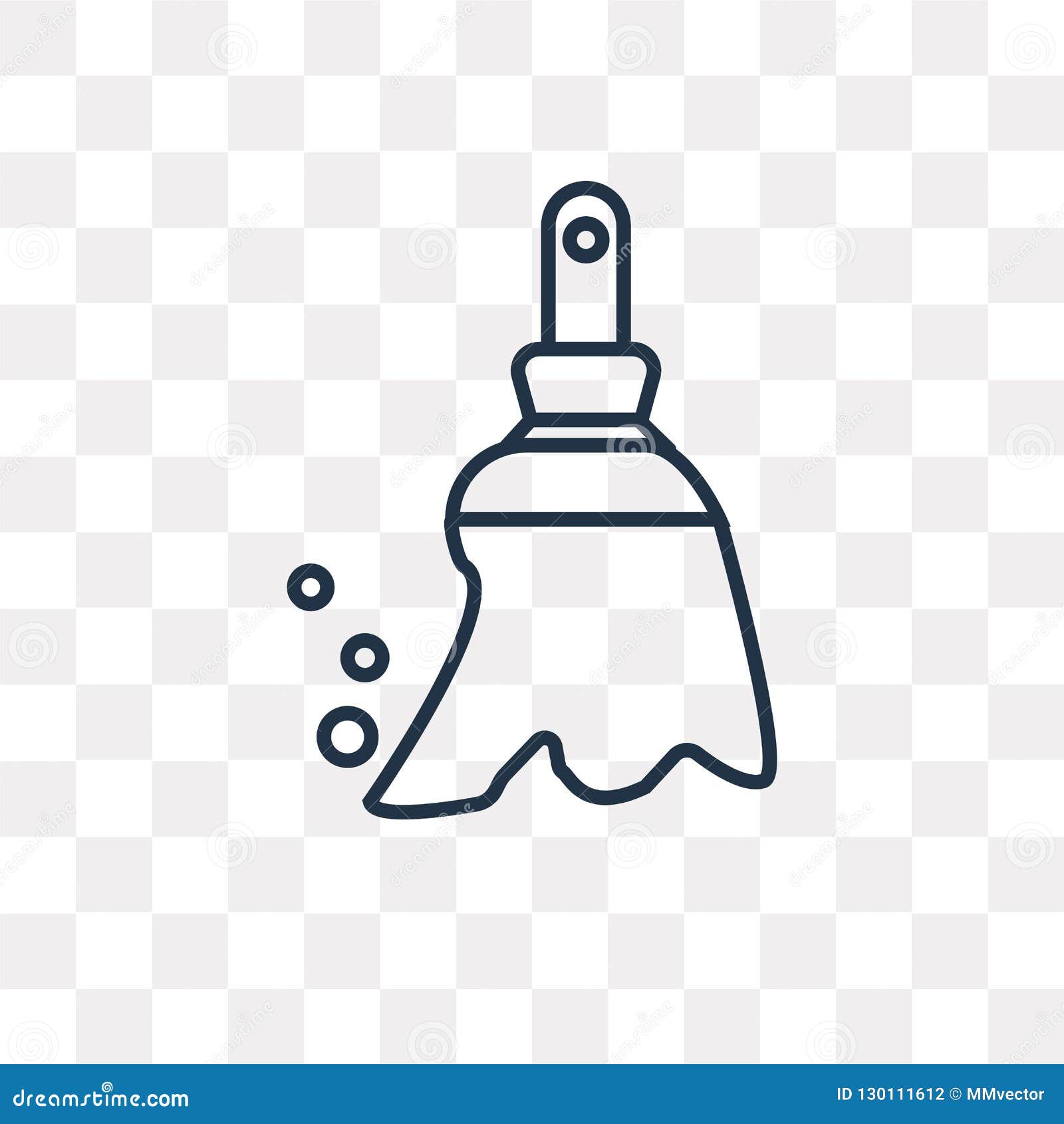 Clear Vector Icon Isolated on Transparent Background, Linear Clear ...