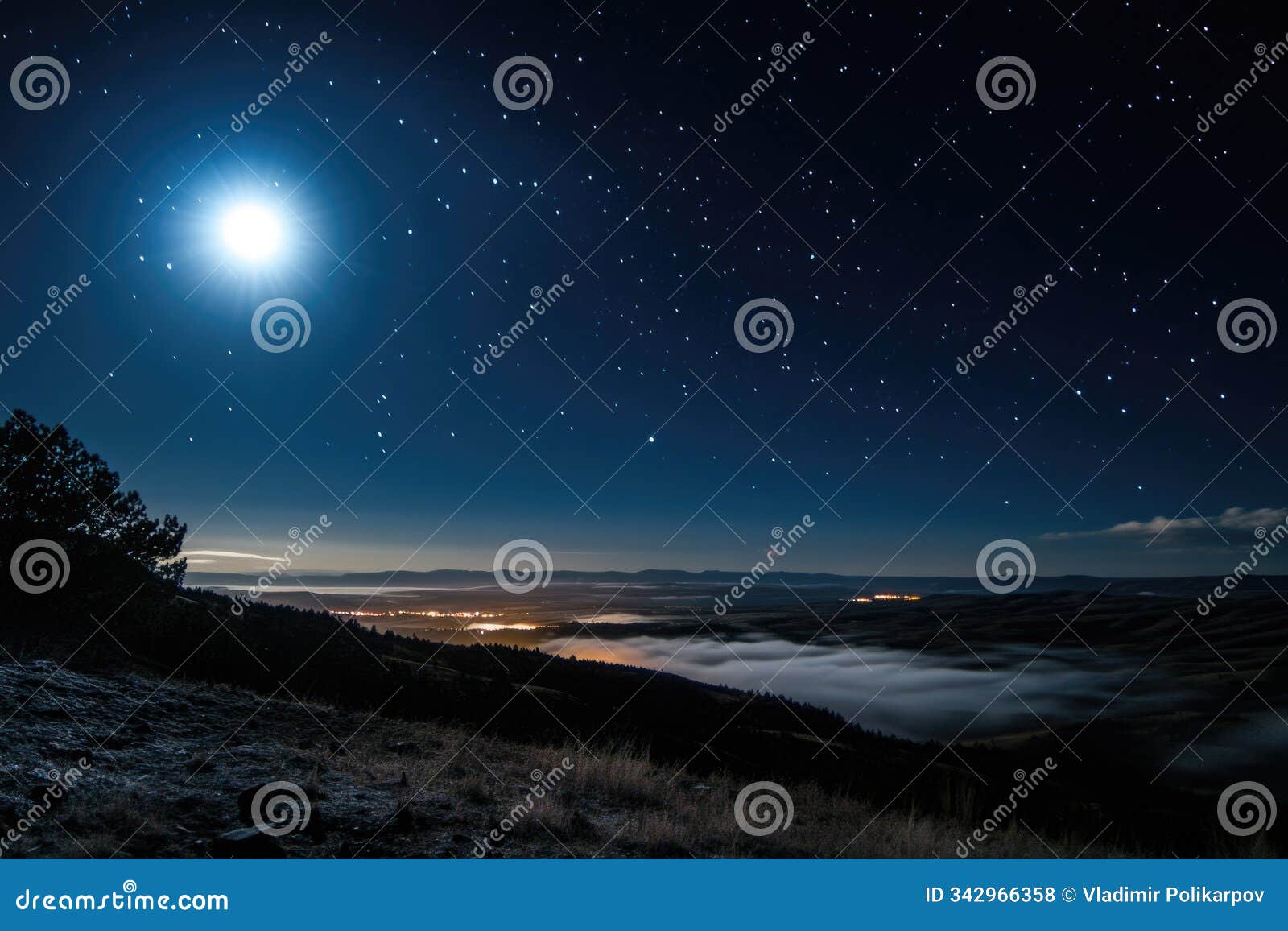 A Clear View of Stars and Constellations at Night, Taken from a ...