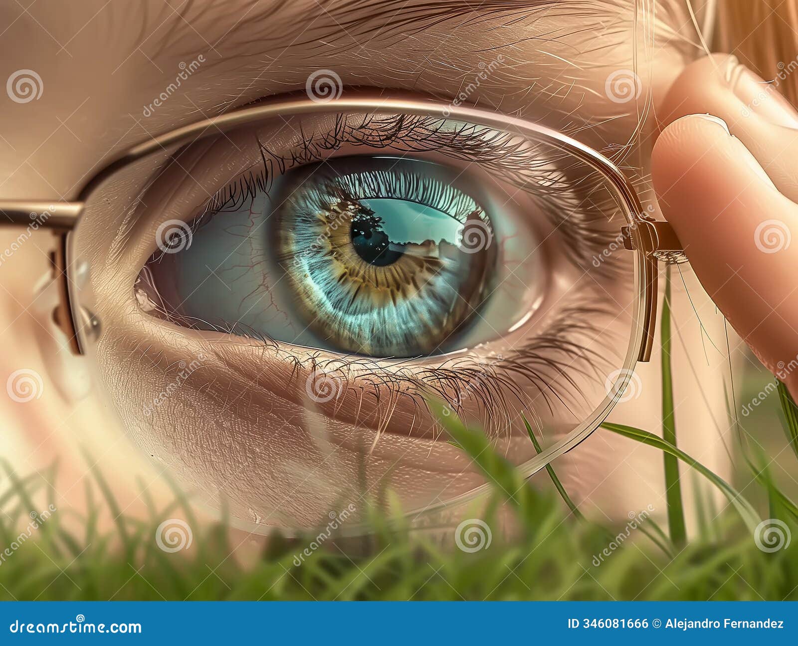 Clear Vision Concept from the Sharp Eye of a Person Stock Photo - Image ...