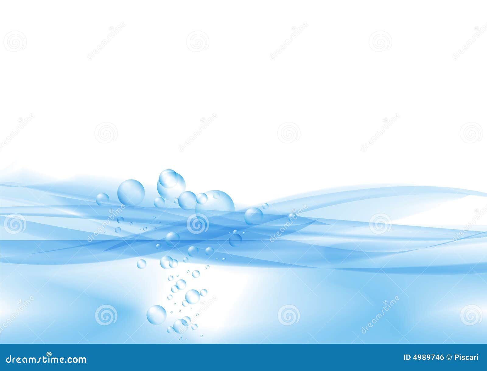 Clear water background stock vector. Illustration of simple - 4989746