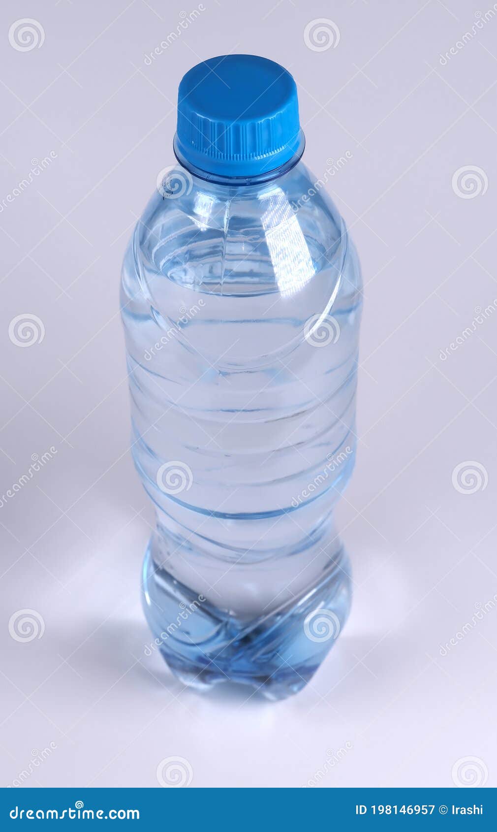 Clear Water Bottle on White Stock Image - Image of plastic, beverage ...