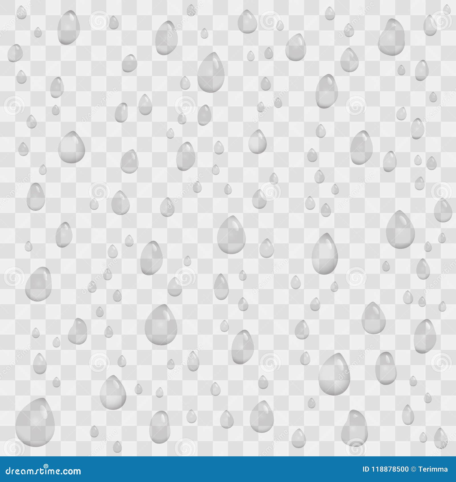 Clear Water Drops Background Stock Vector - Illustration of isolated ...