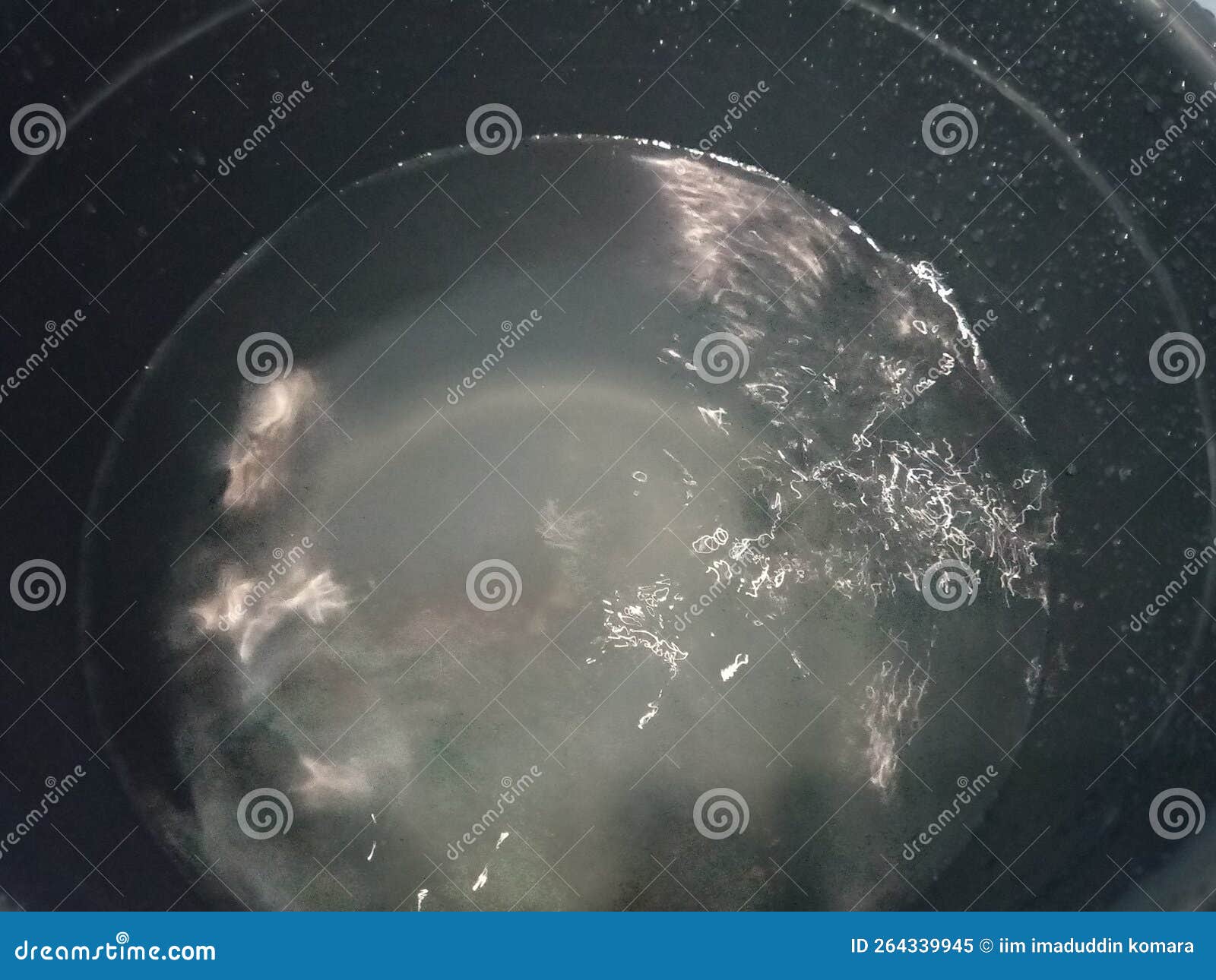Clear Water Drops of Tap Water in a Bucket Stock Image - Image of water ...
