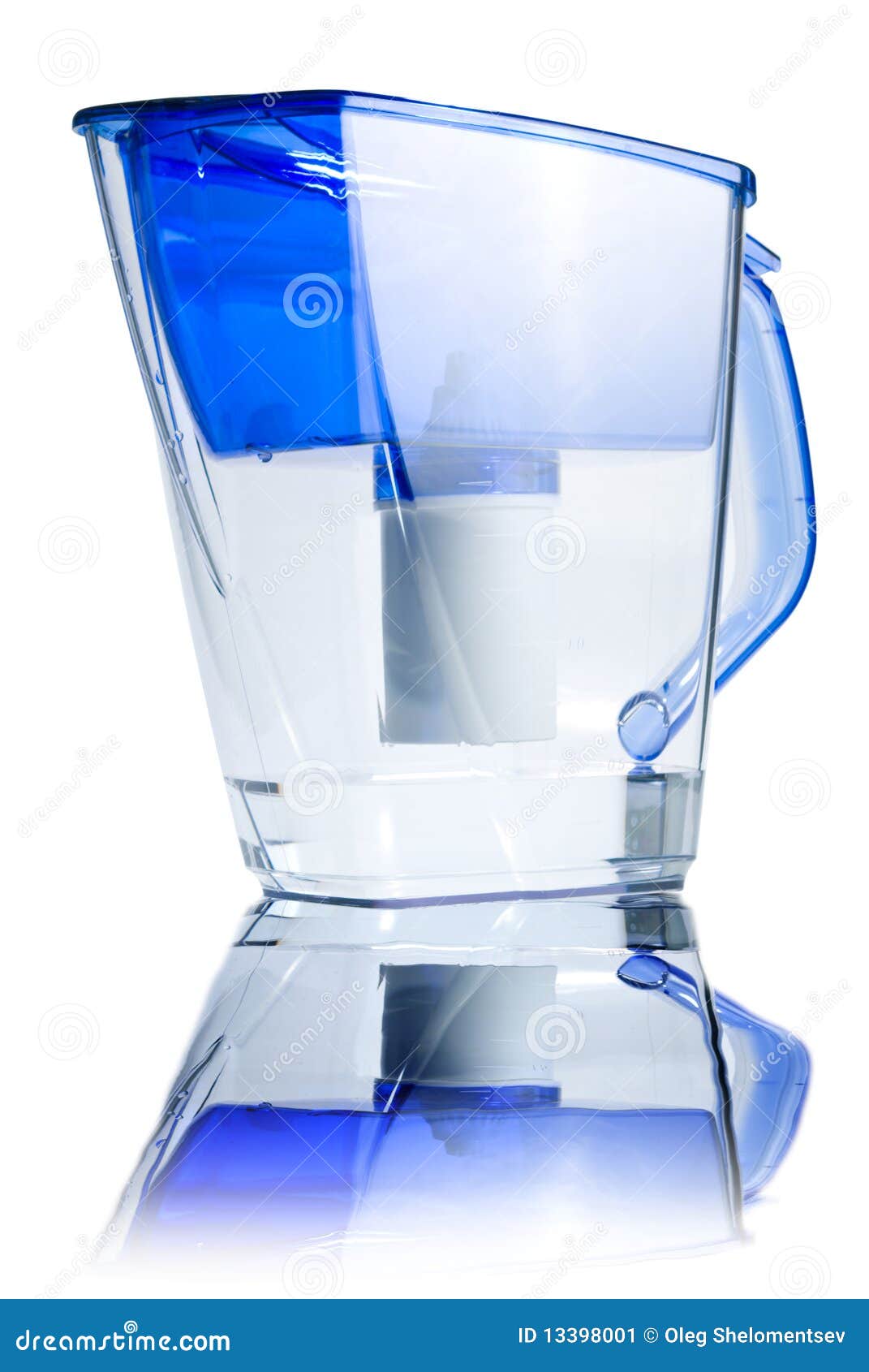 Clear water filter pitcher stock image. Image of clean - 13398001