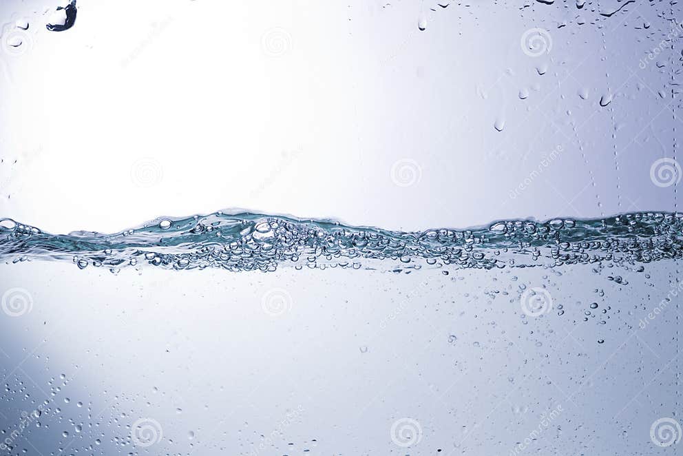 Clear Water on a Monochromatic Background, Abstraction Stock Image ...