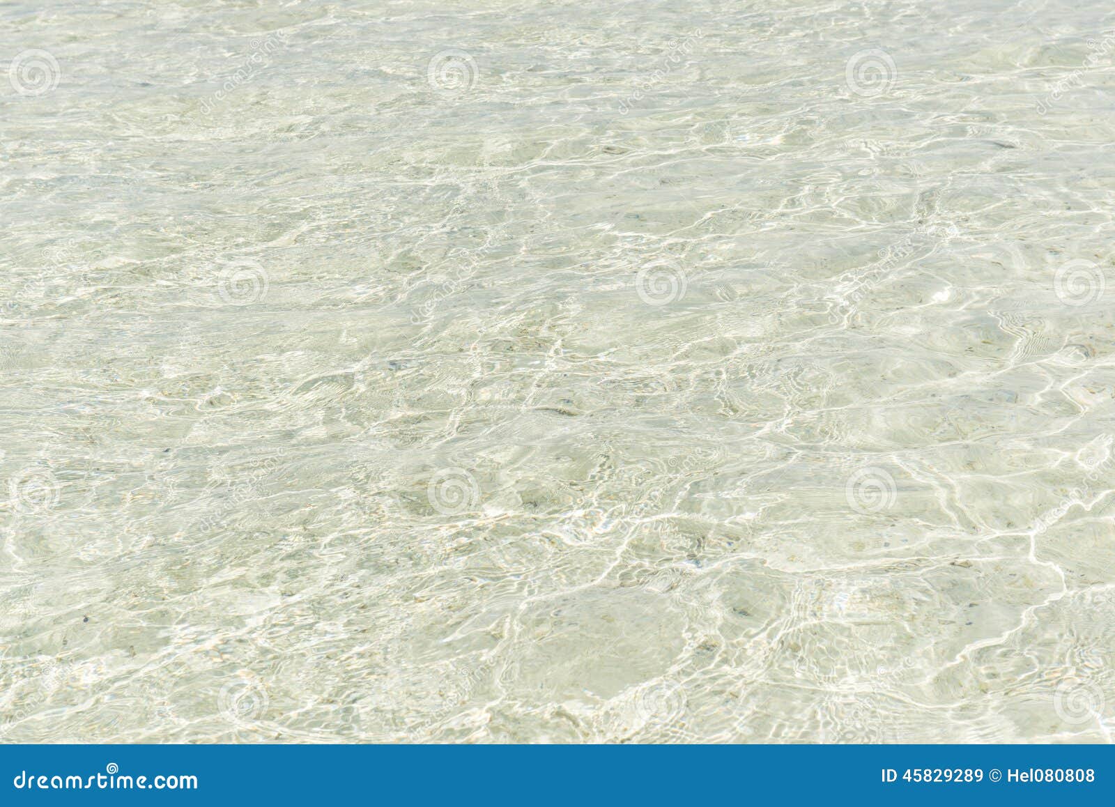 Clear Water. Pure, Crystalline Ocean Water with Sun Reflections Stock ...