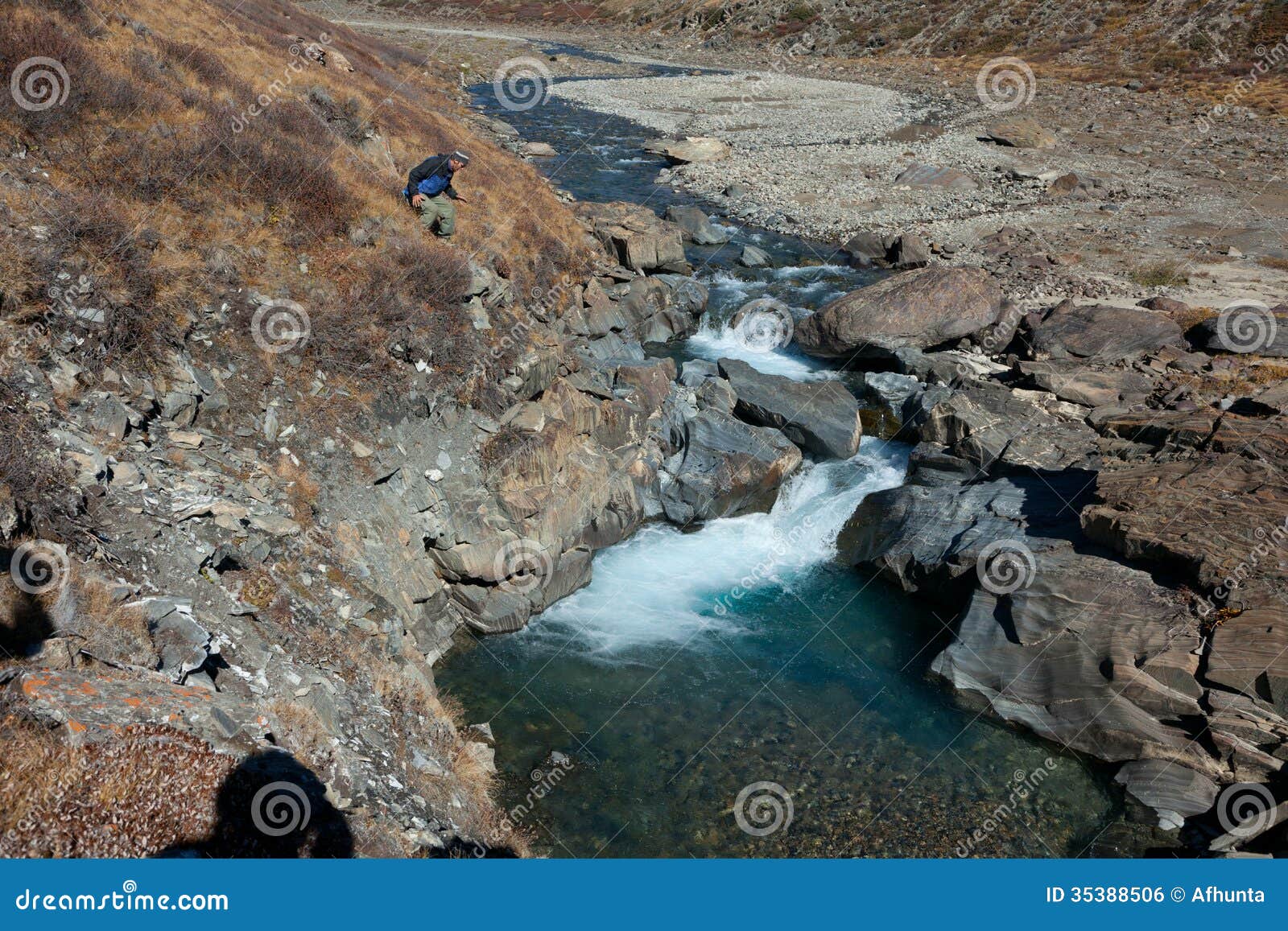 Clear Water in the Rugged Mountain River Stock Photo - Image of creek ...
