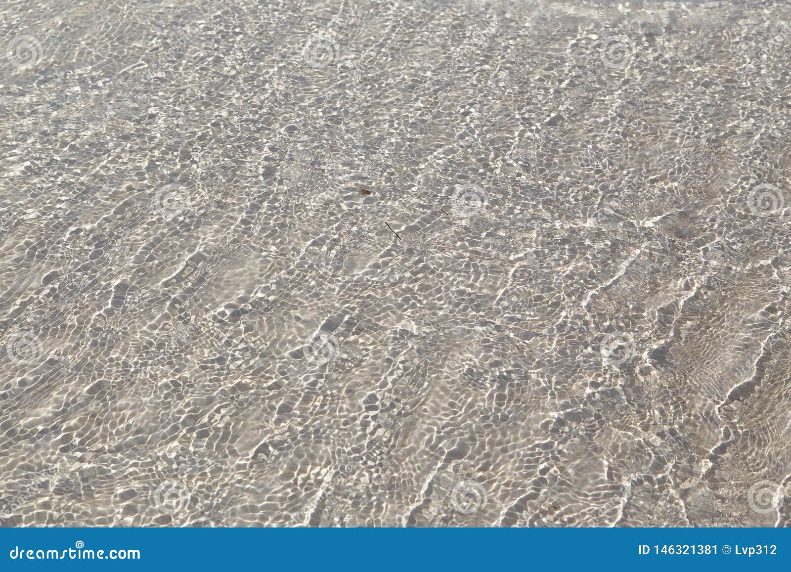 Clear Water in Shallow Water View from Above. Stock Image - Image of ...