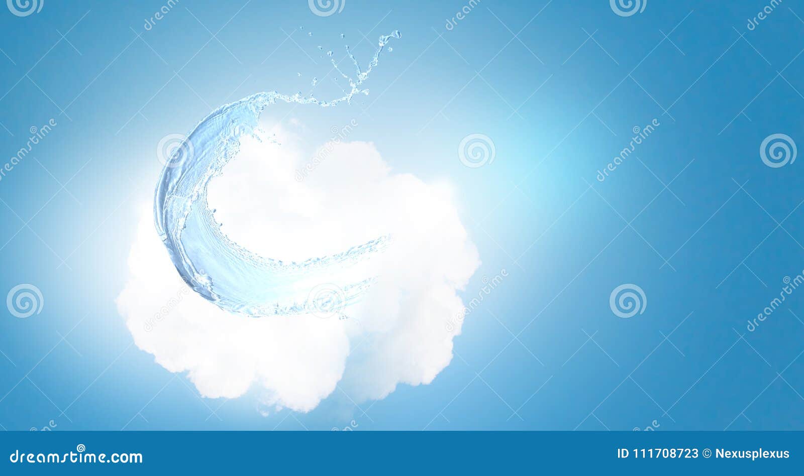 Clean water splash stock illustration. Illustration of transparent ...