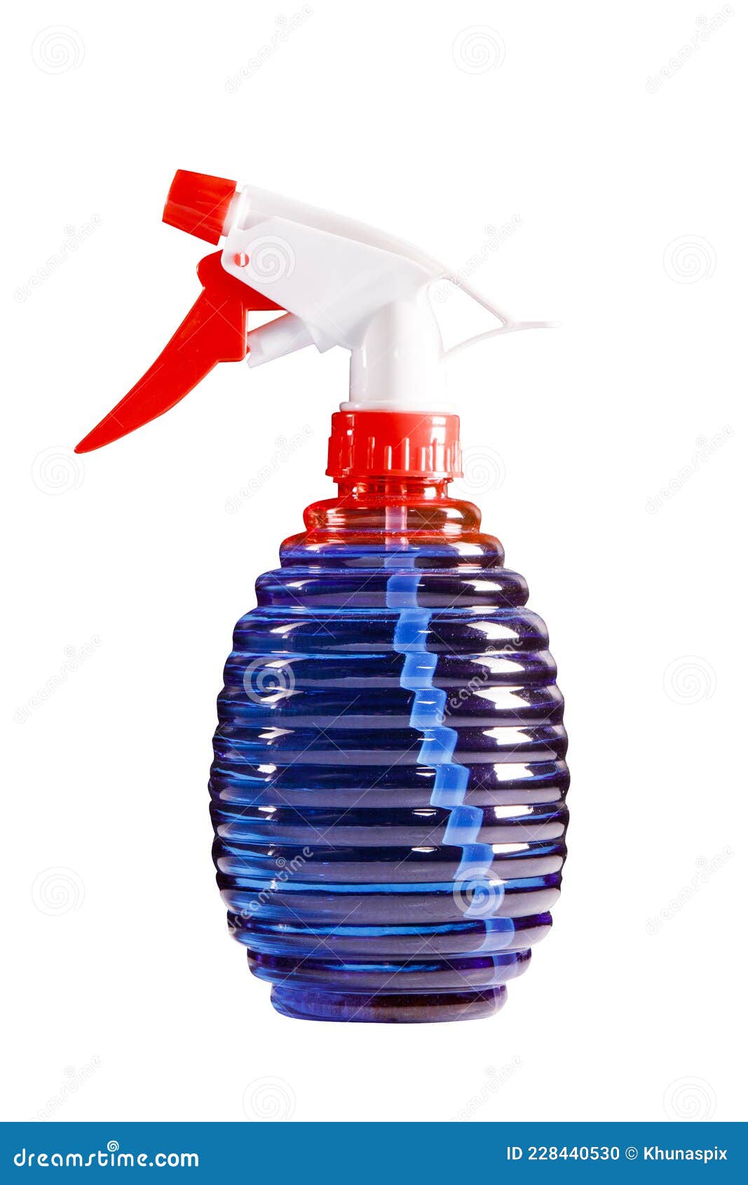 Clear Water Spray Bottle Isolate White Background Stock Photo - Image ...