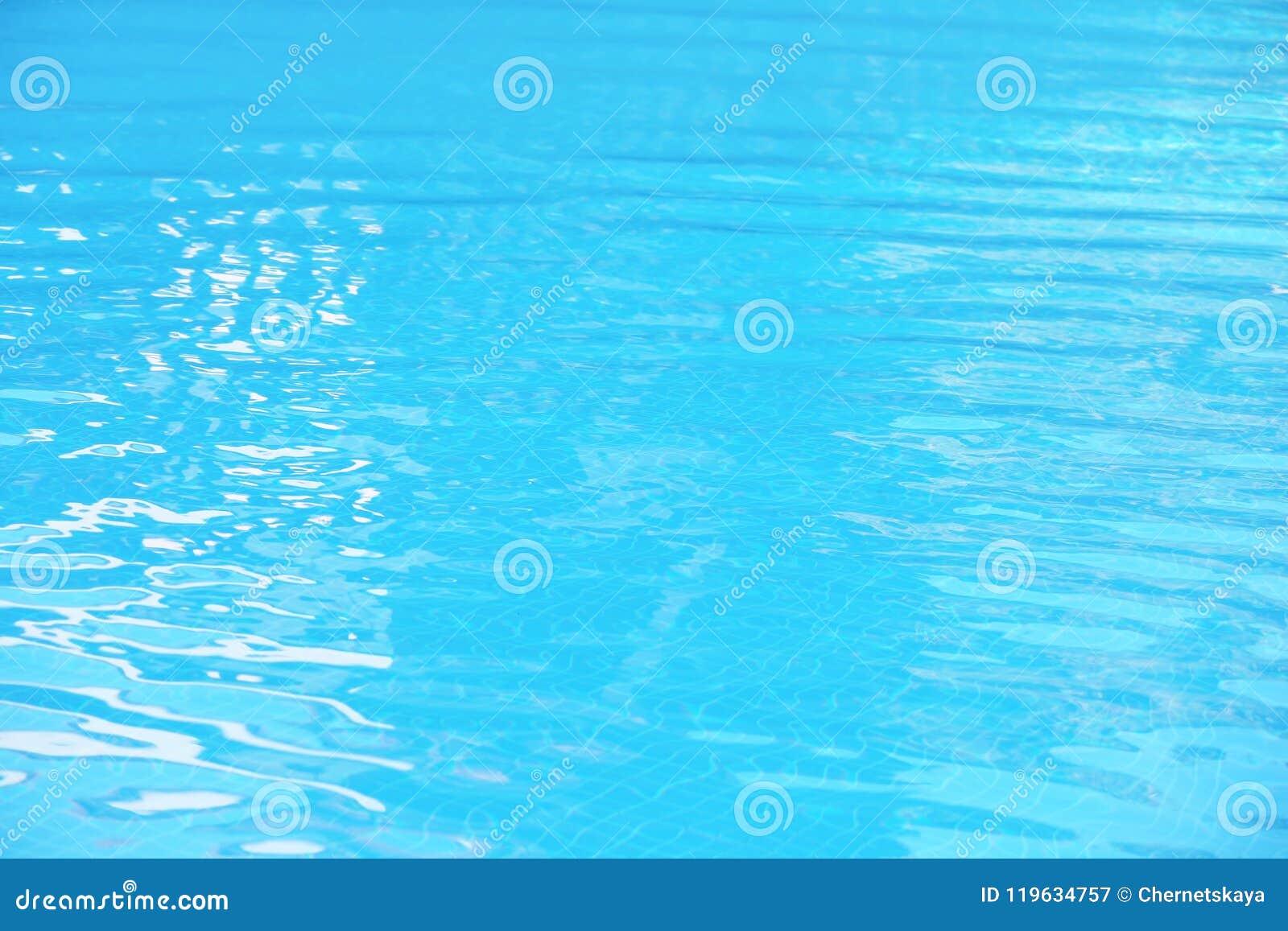 Clear Water in Swimming Pool Stock Image - Image of idyllic, rest ...