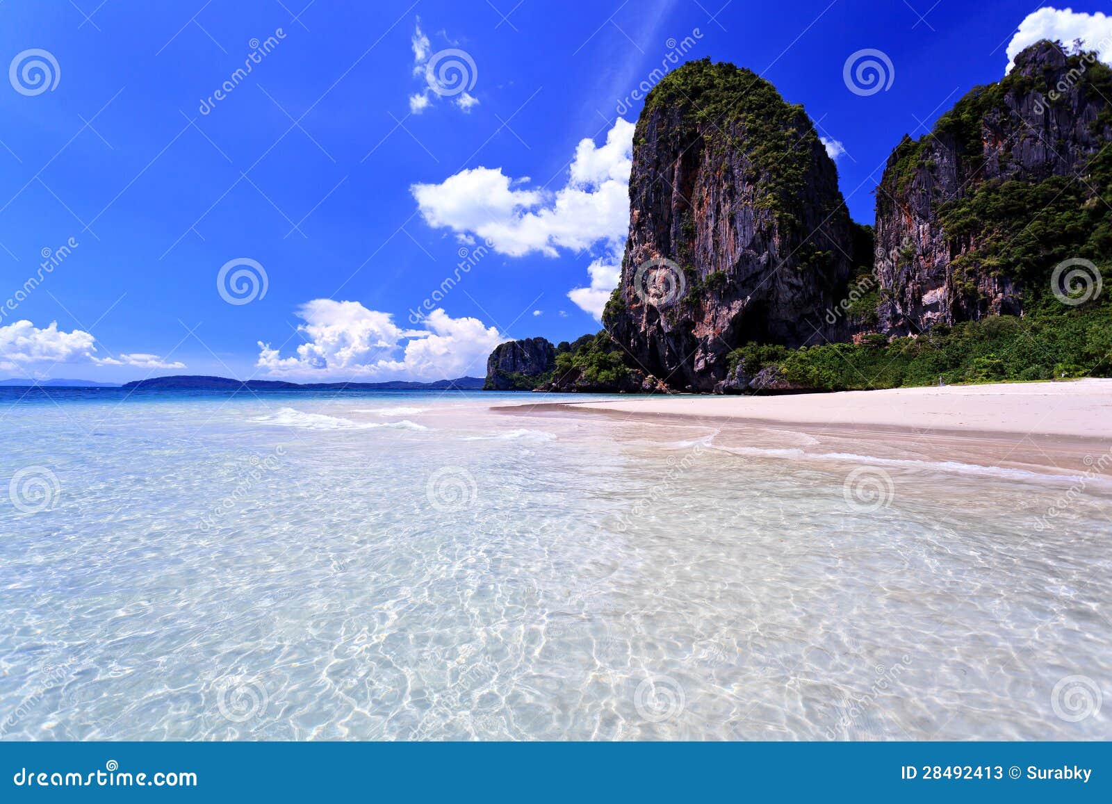 Clear water in thai sea stock image. Image of paradise - 28492413