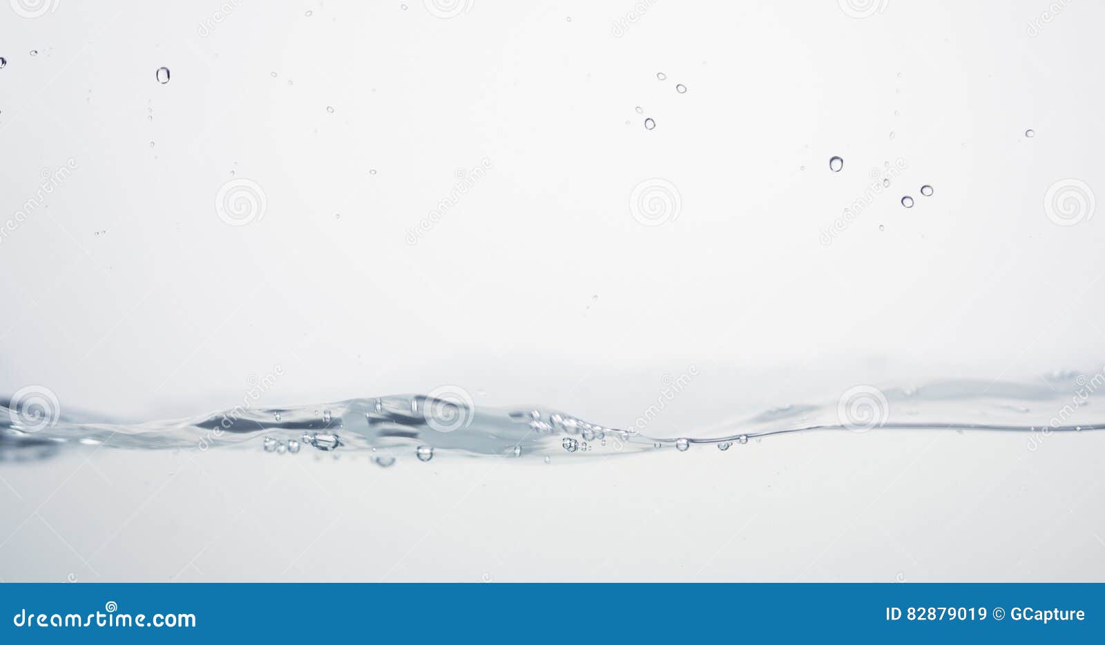 Clear Water Waves and Splashes Side View Stock Image - Image of clear ...
