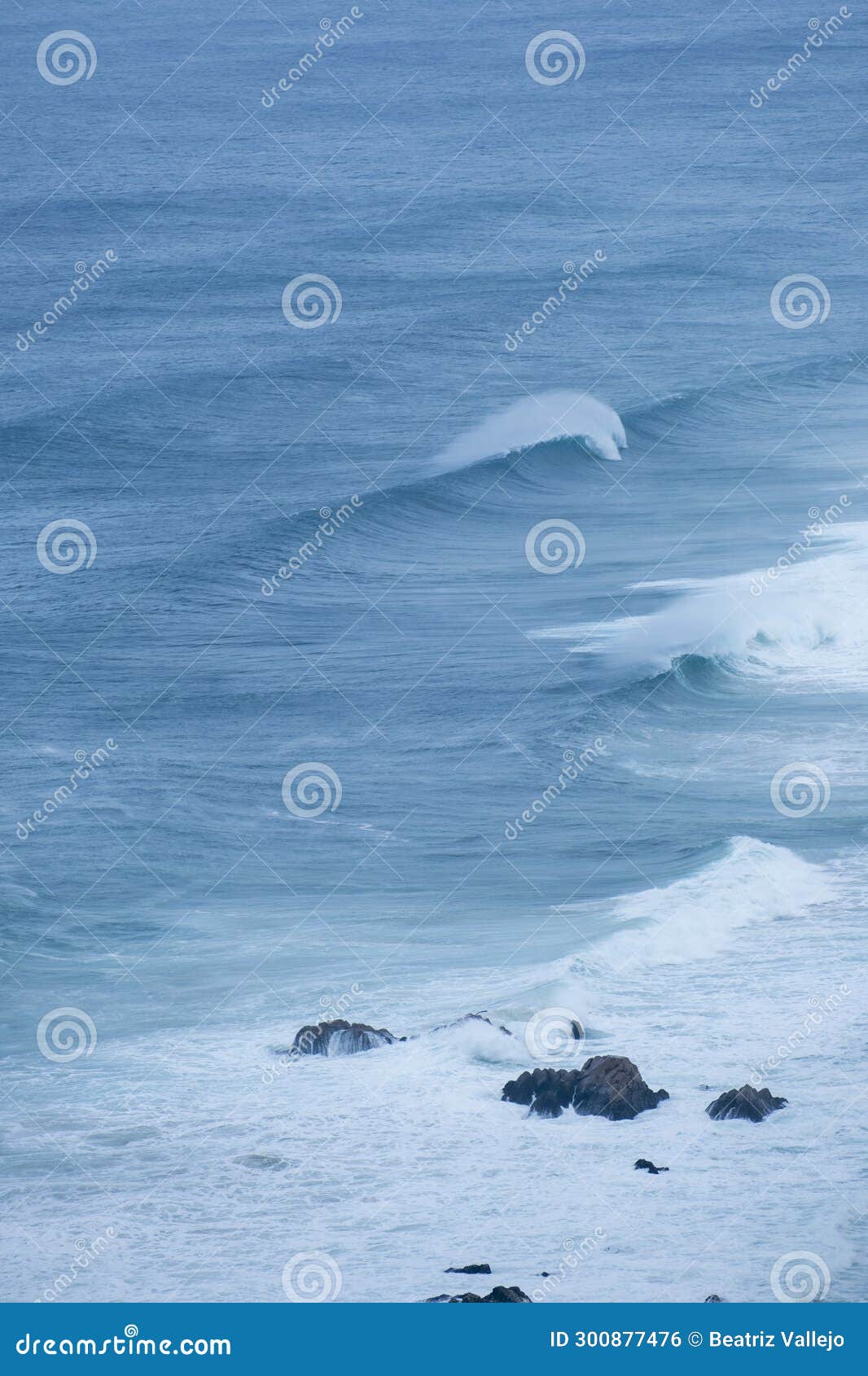 Peace Feelings Looking the Waves Stock Photo - Image of vacation, storm ...