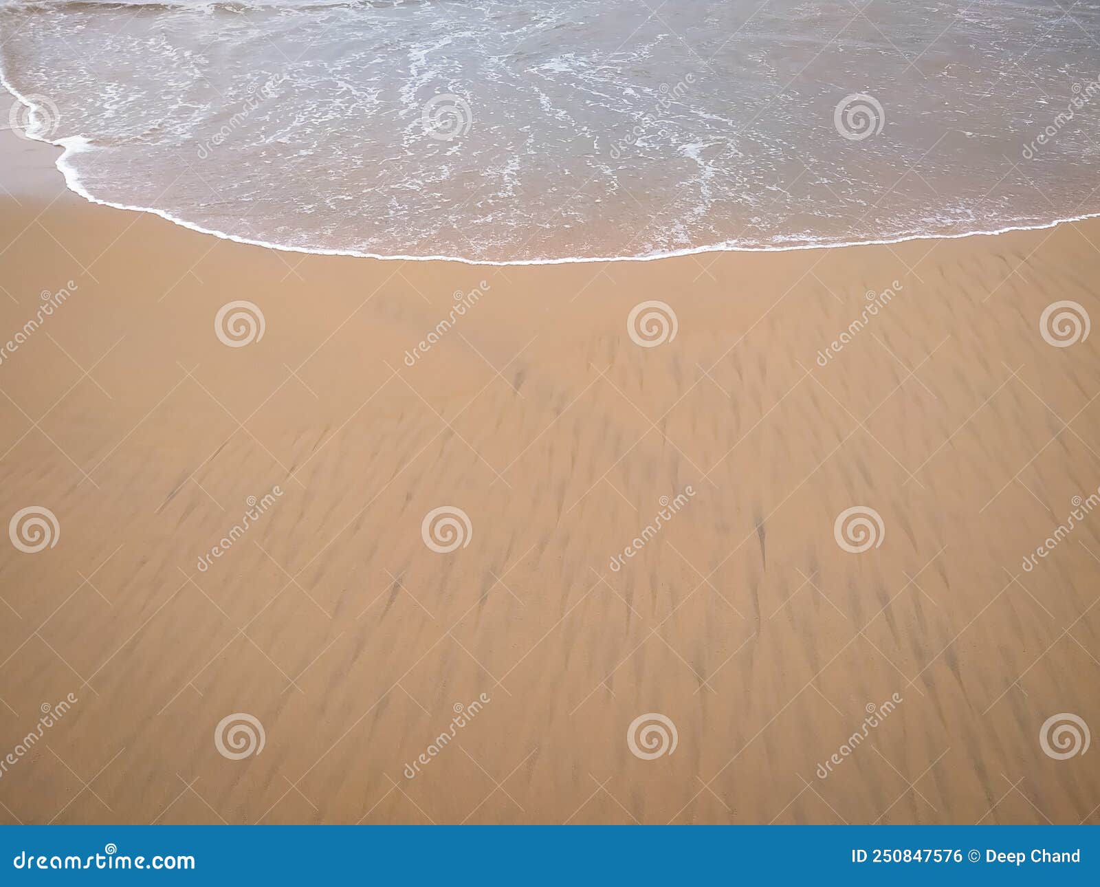 Clear Wave of the Sea on the Sandy Beach Stock Photo - Image of natural ...