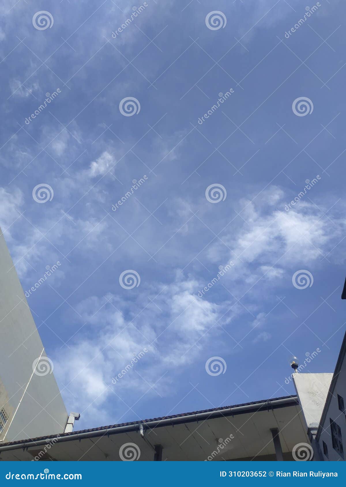 Clear Weather in the Indonesian Sky Blue Stock Photo - Image of clear ...