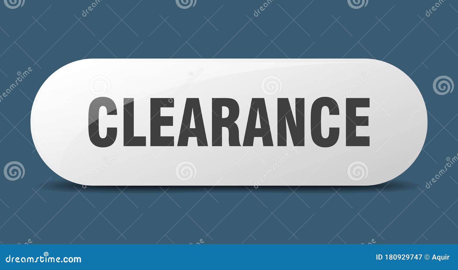 Clearance Button. Clearance Sign. Key. Push Button Stock Vector ...
