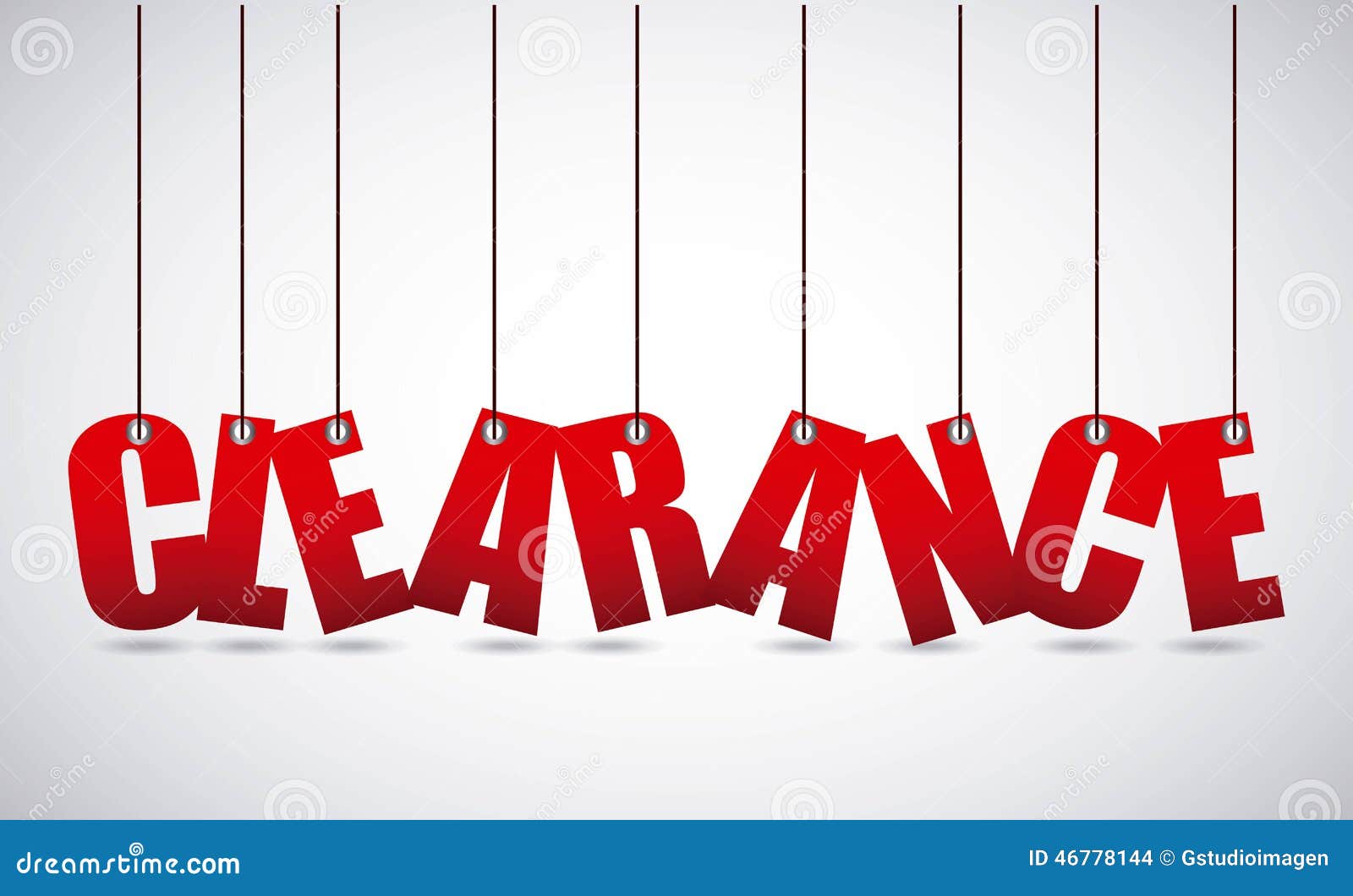 Clearance design stock vector. Illustration of clearance - 46778144