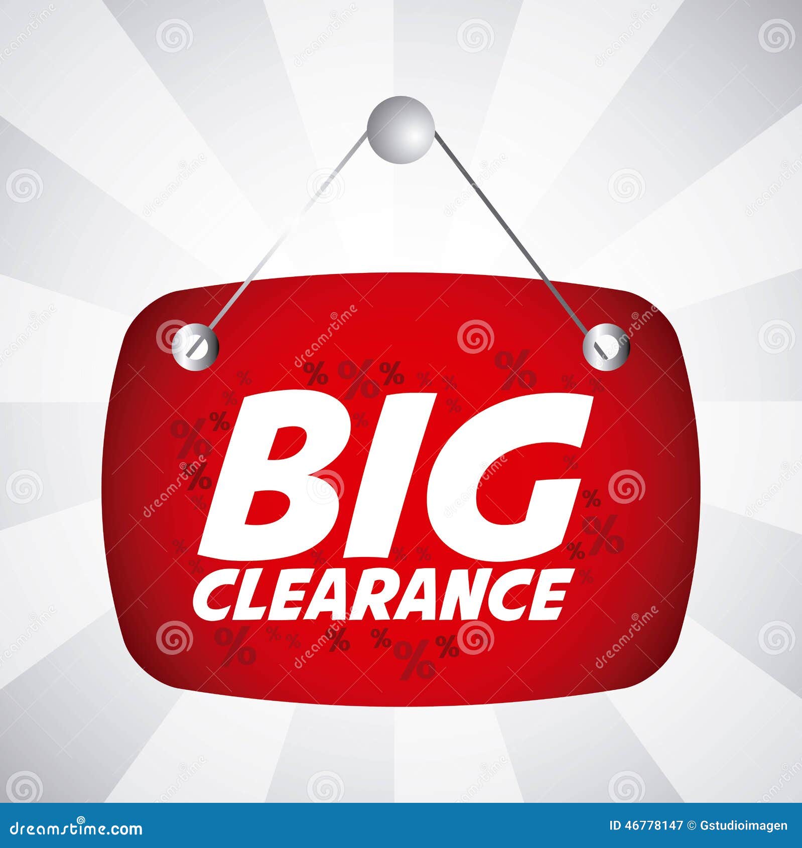 Clearance design stock vector. Illustration of advertising - 46778147