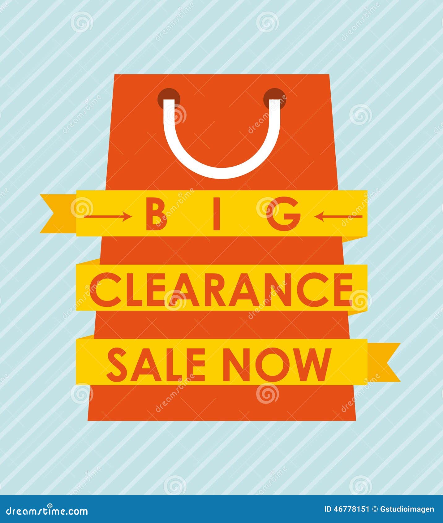 Clearance design stock vector. Illustration of typography - 46778151