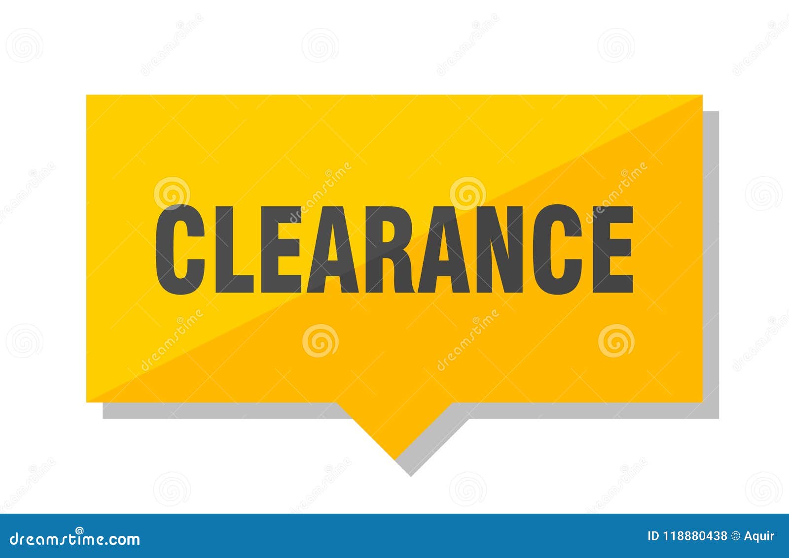 Clearance price tag stock vector. Illustration of note - 118880438