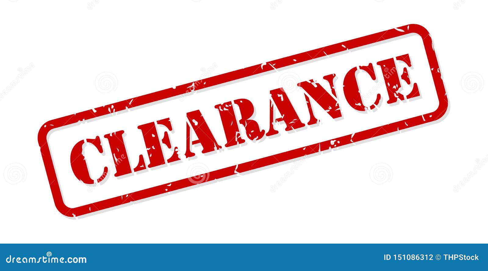 Clearance Rubber Stamp Vector Stock Vector - Illustration of rubber ...