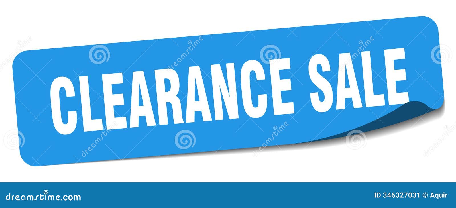 Clearance Sale Sticker. Clearance Sale Label Stock Vector ...