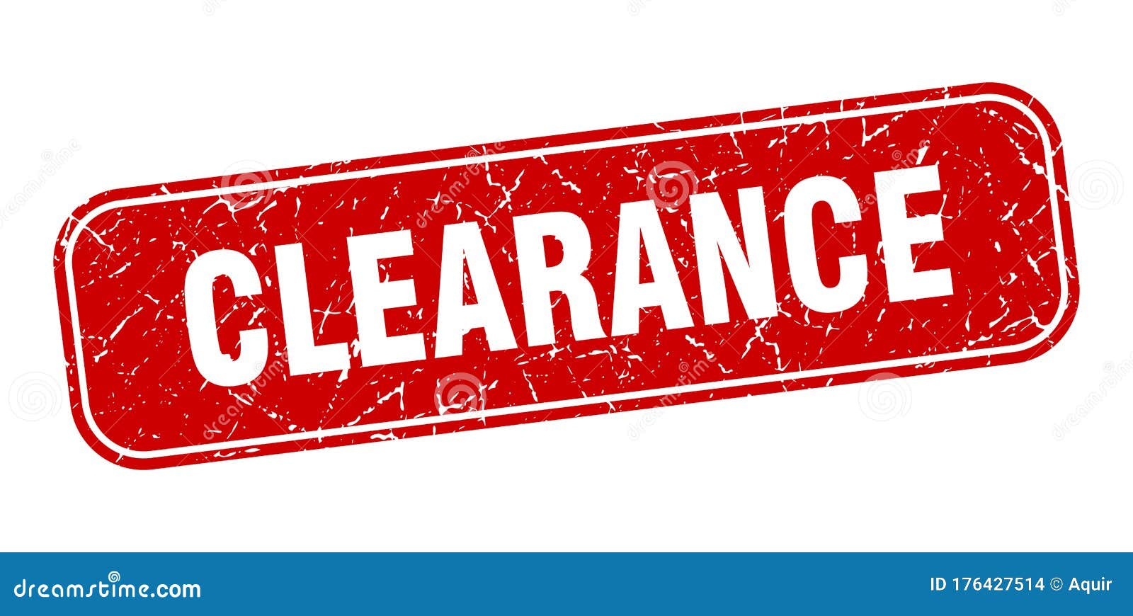 Clearance Stamp. Clearance Square Grungy Isolated Sign Stock Vector ...