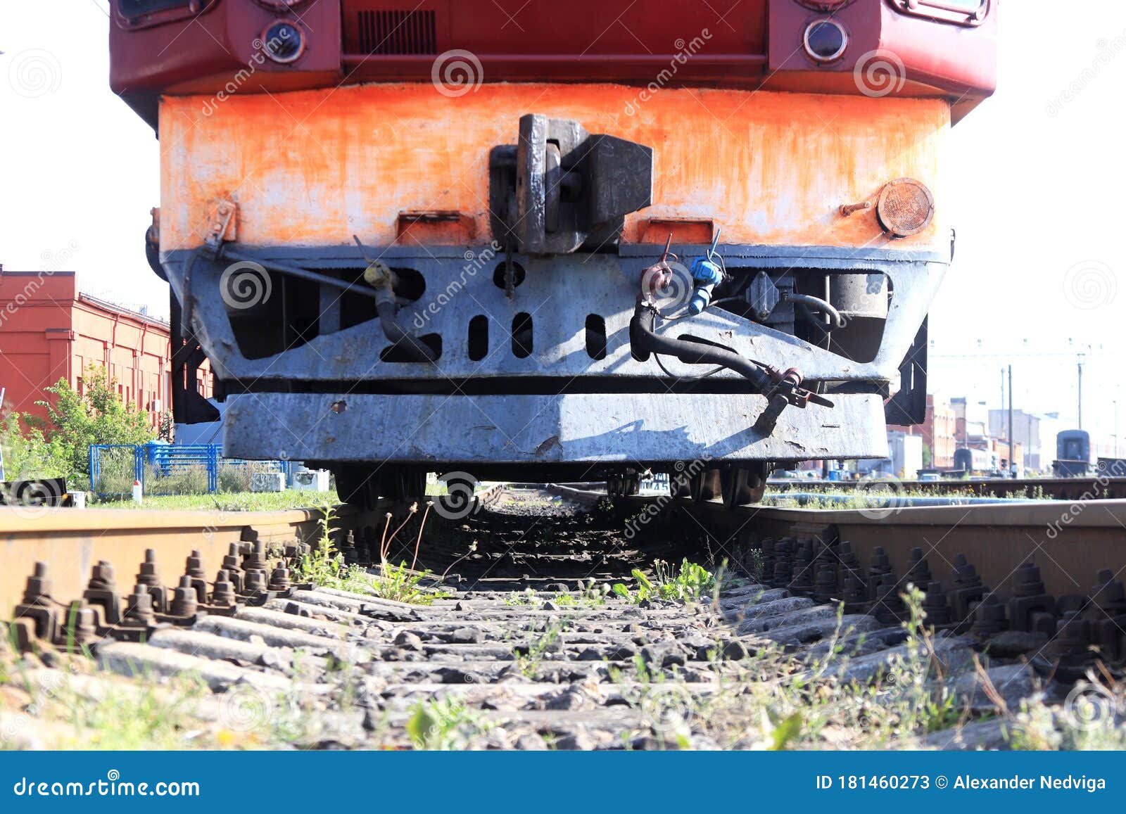Clearance Between Train And Railways. Royalty-Free Stock Photography ...