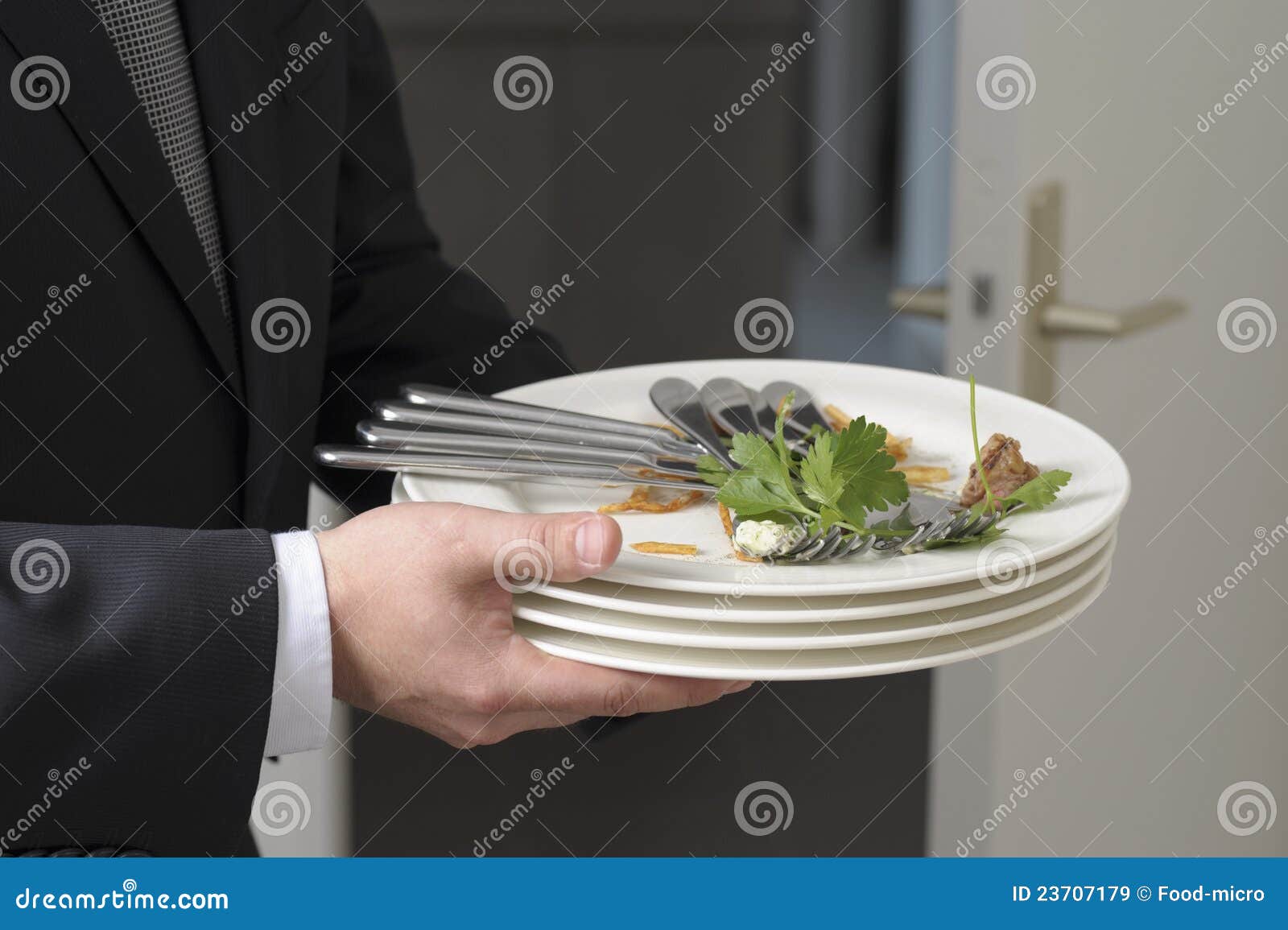 Clearing Away The Table Royalty Free Stock Images - Image: 23707179 Clearing Away The Table Royalty Free Stock Images - Image: 23707179