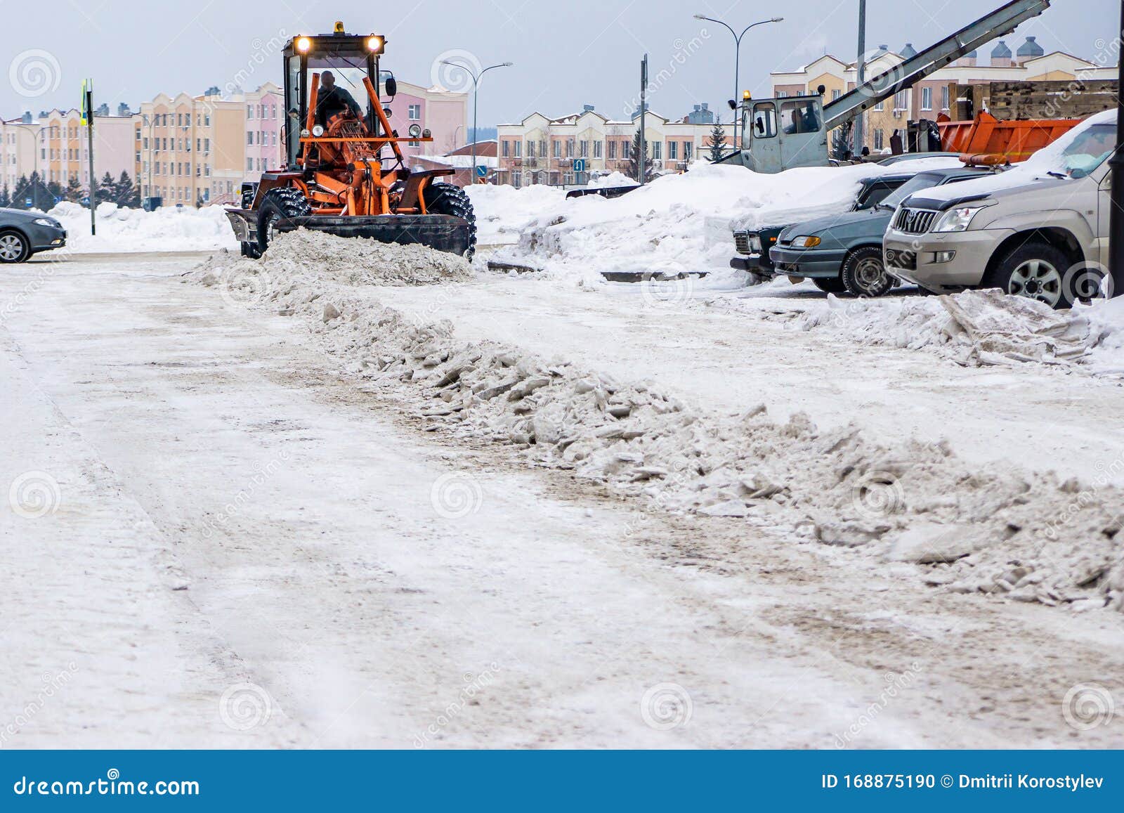 Clearing Compacted Snow from the Road Using Heavy Snow Removal ... Clearing Compacted Snow from the Road Using Heavy Snow Removal ...