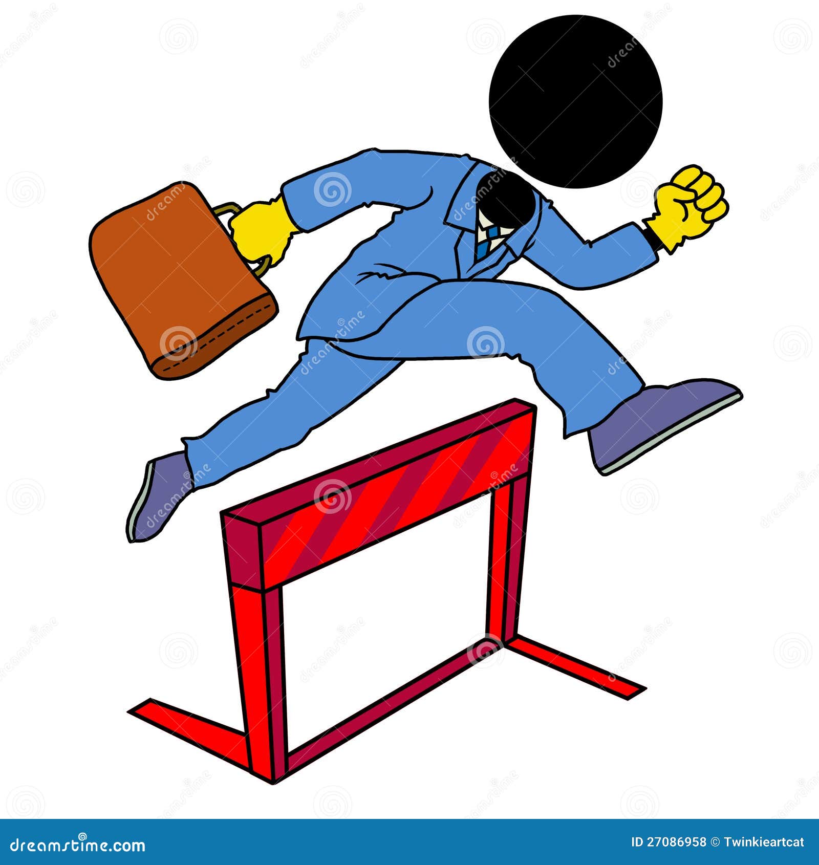Clearing obstacle stock illustration. Illustration of clearing - 27086958