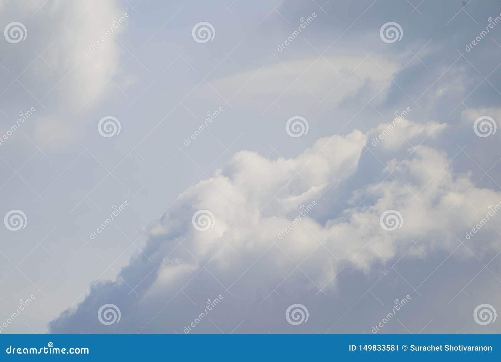 Clearly Beautiful Blue Sky with Unique Cloud Stock Image - Image of ...
