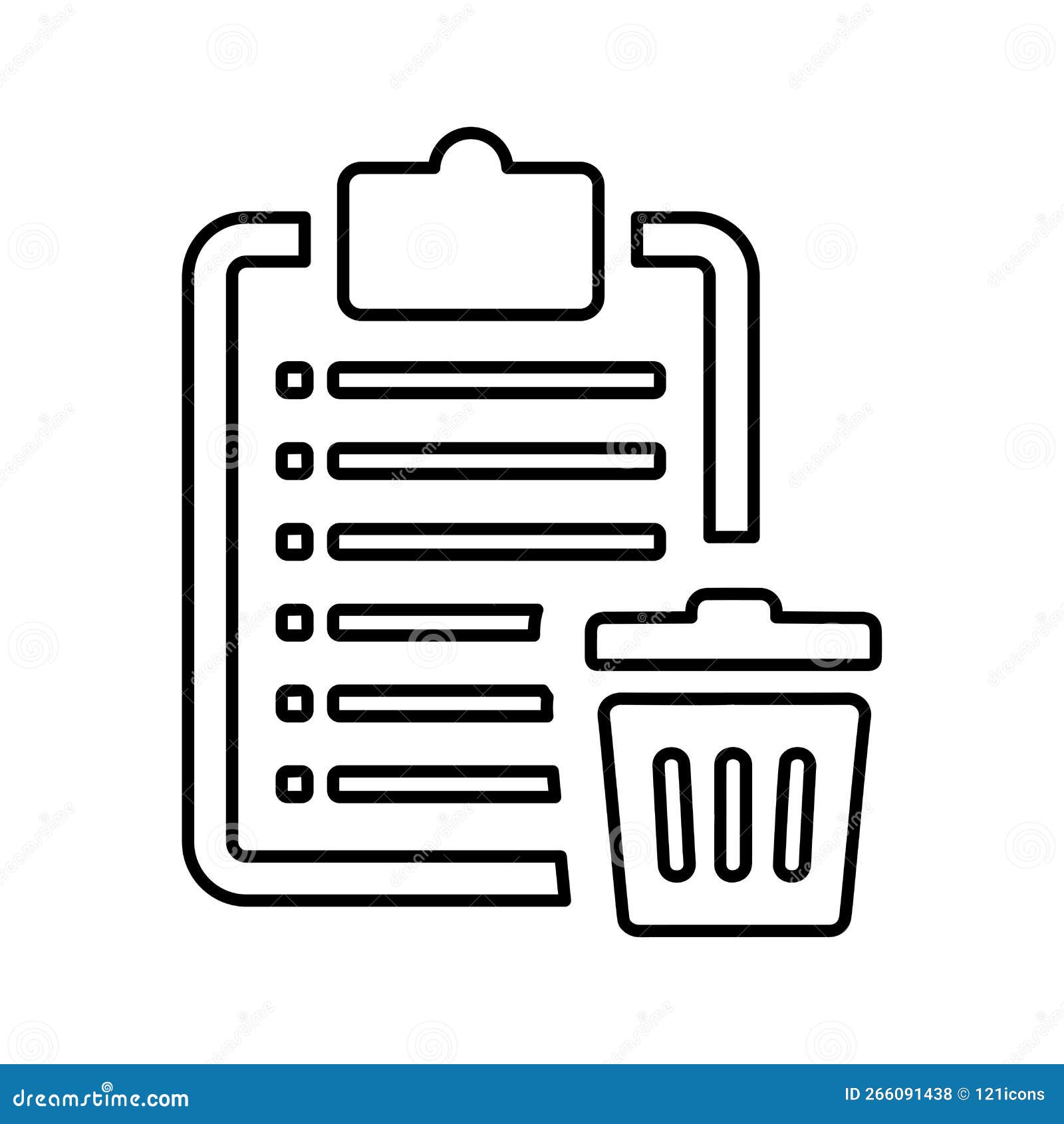 Cleartext, Delete Outline Icon. Line Art Vector Stock Vector ...