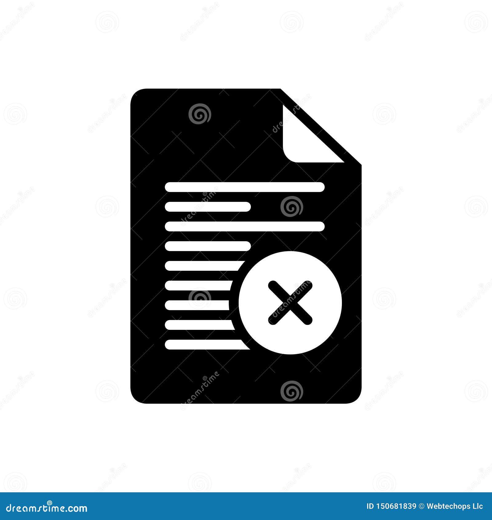 Black Solid Icon for Cleartext, Delete and Remove Stock Vector ...